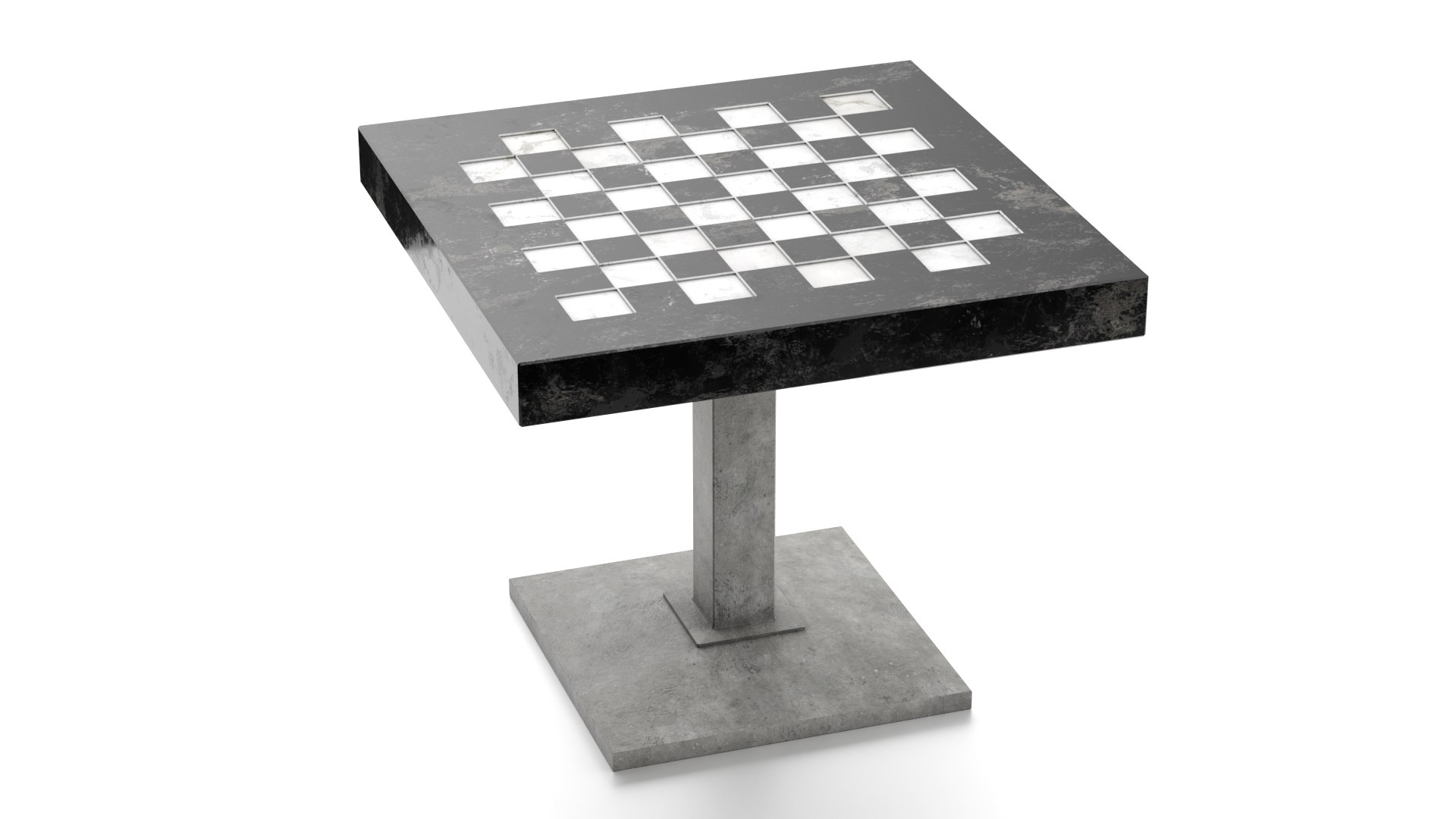 3D Chess Street Table Model - TurboSquid 1816933