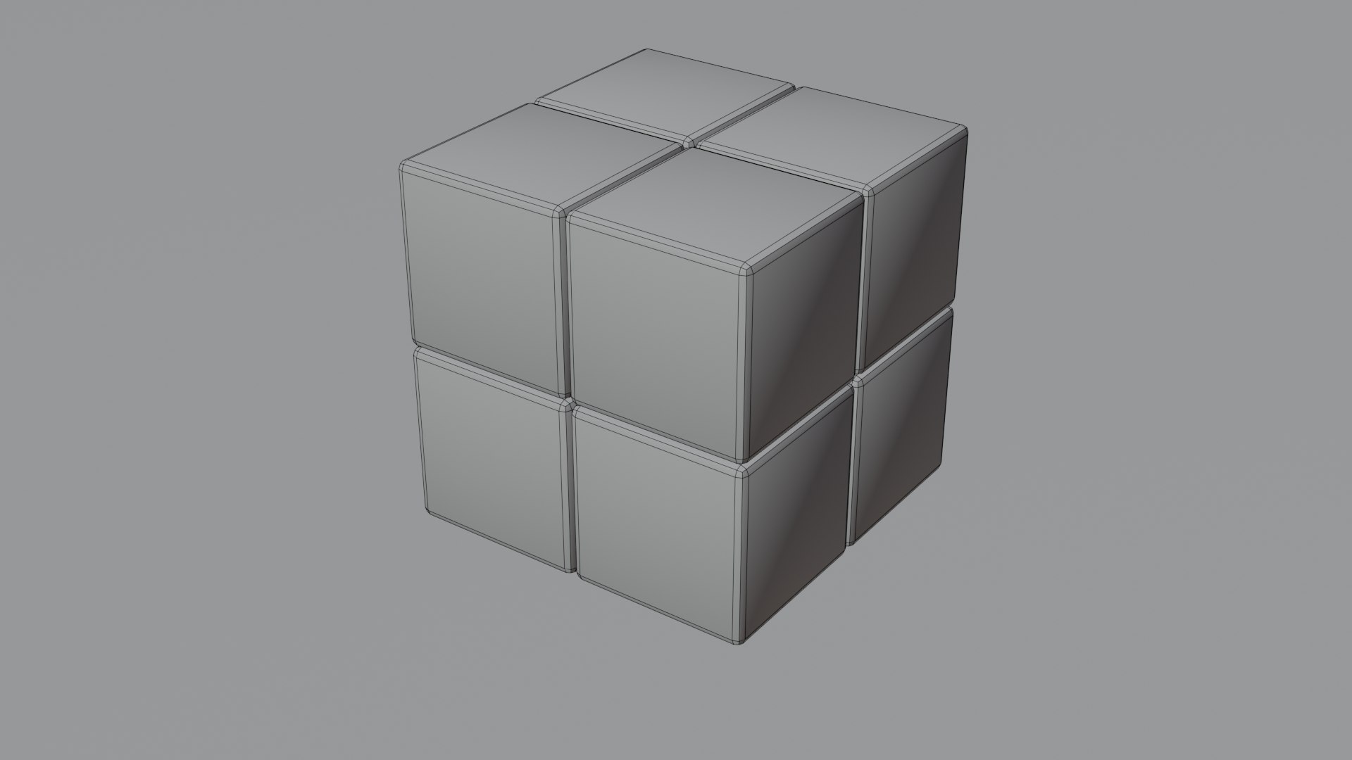 3D rubik cube 2x2 model - TurboSquid 2174709