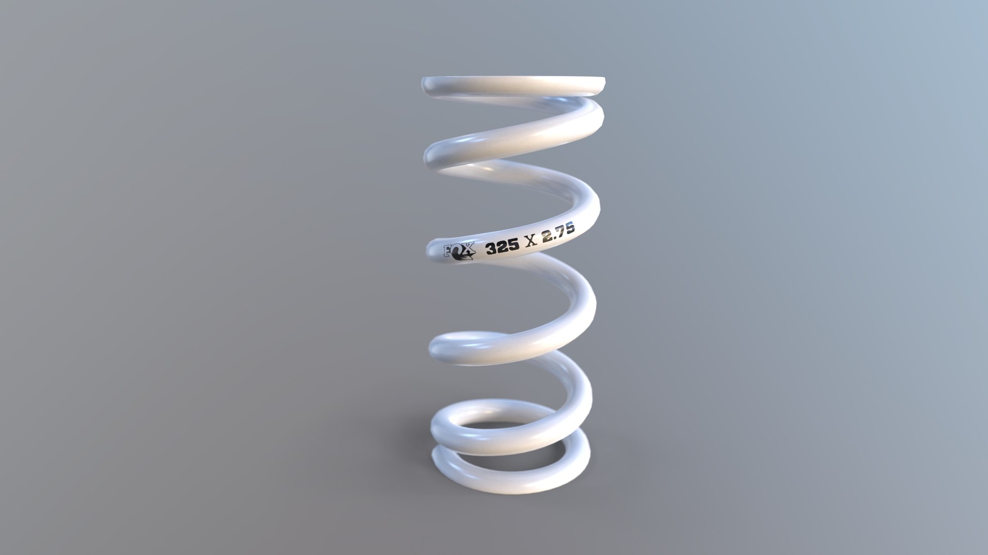 FOX SLS Coil Spring White Model - TurboSquid 2070928