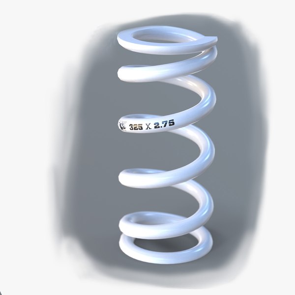 FOX SLS Coil Spring white 3D 모델 - TurboSquid 2070928