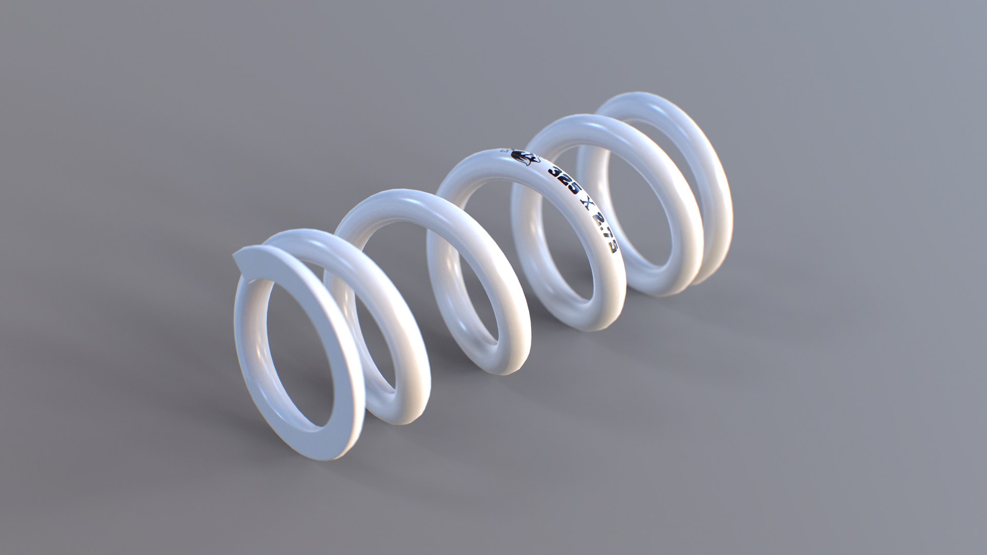 FOX SLS Coil Spring White Model - TurboSquid 2070928