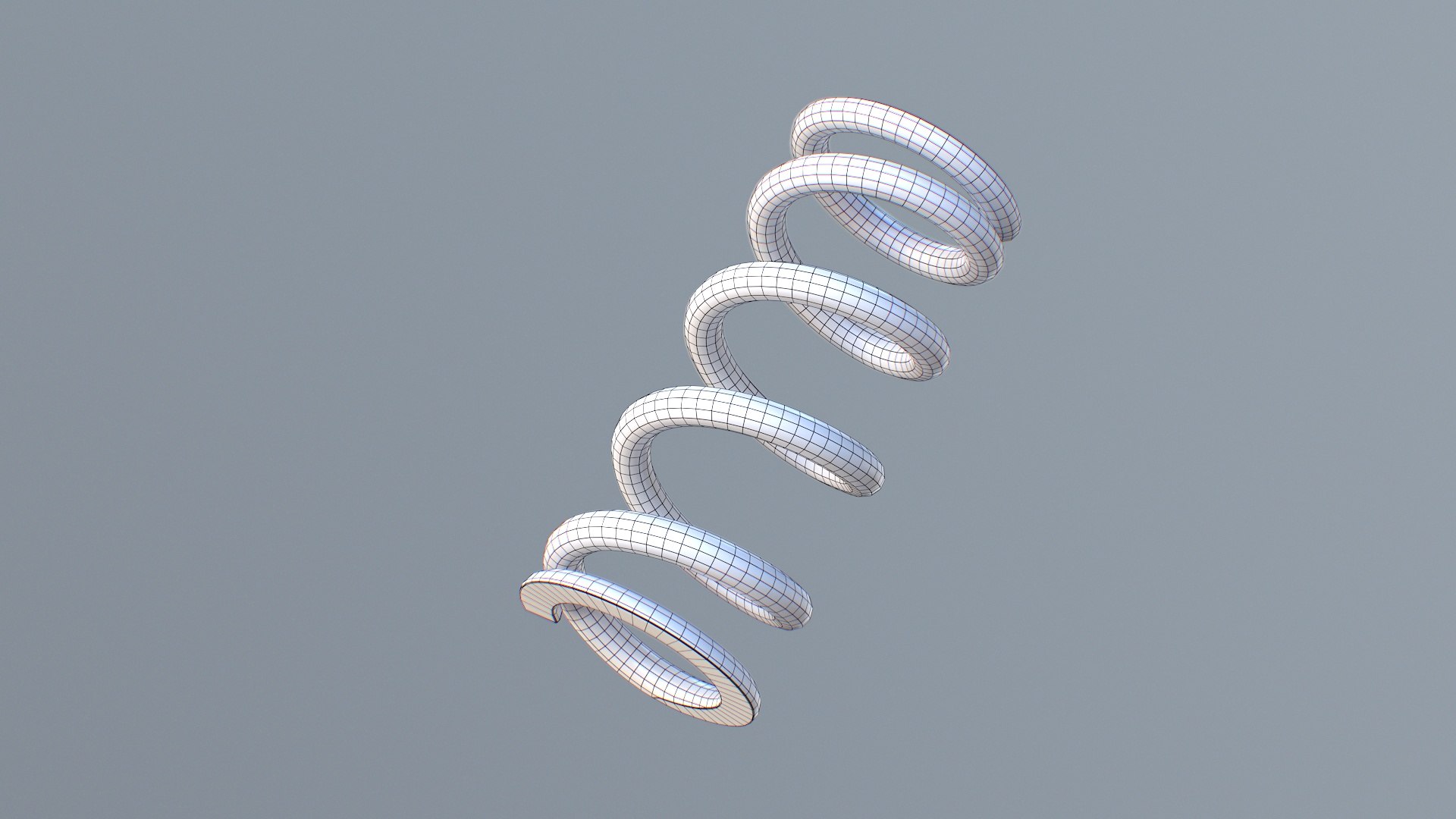 FOX SLS Coil Spring White Model - TurboSquid 2070928