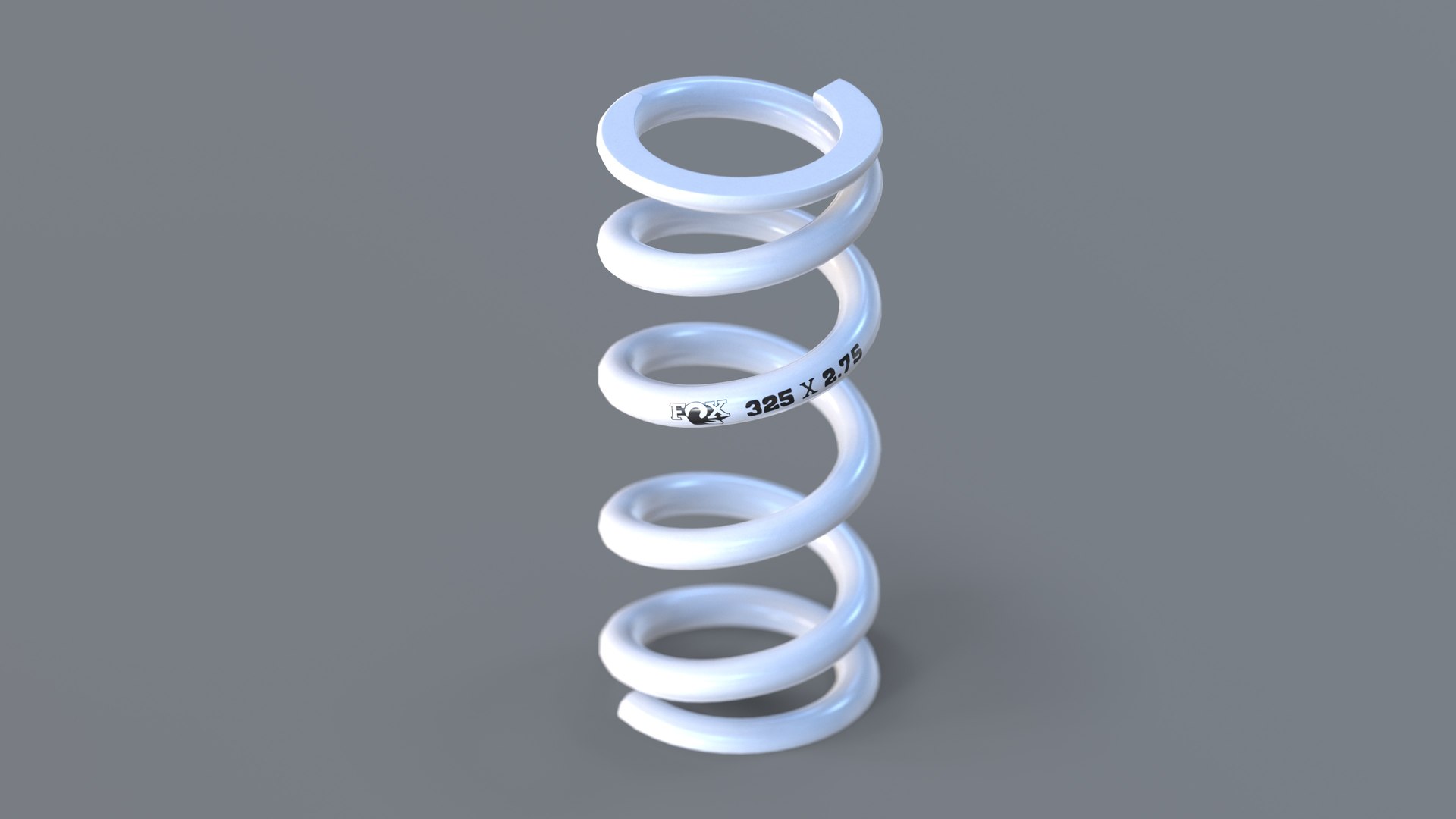 FOX SLS Coil Spring White Model - TurboSquid 2070928
