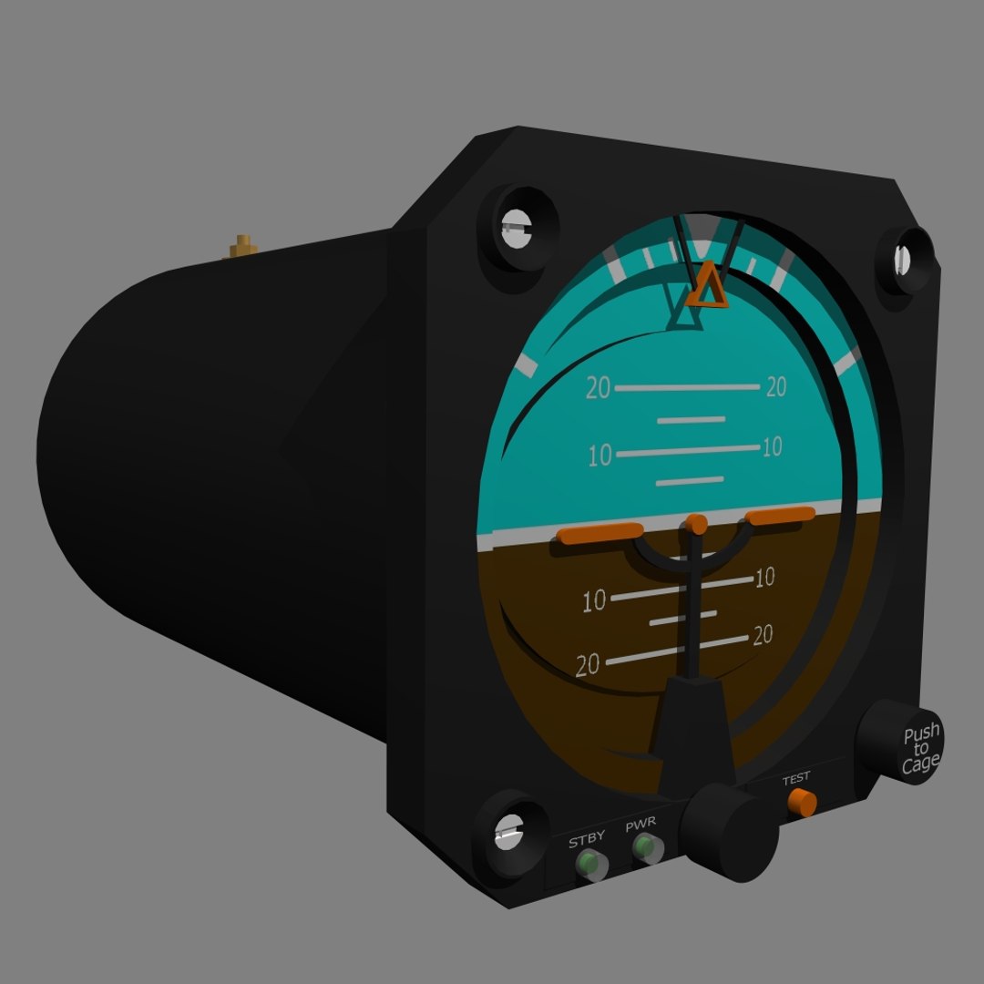 3ds Artificial Horizon Indicator