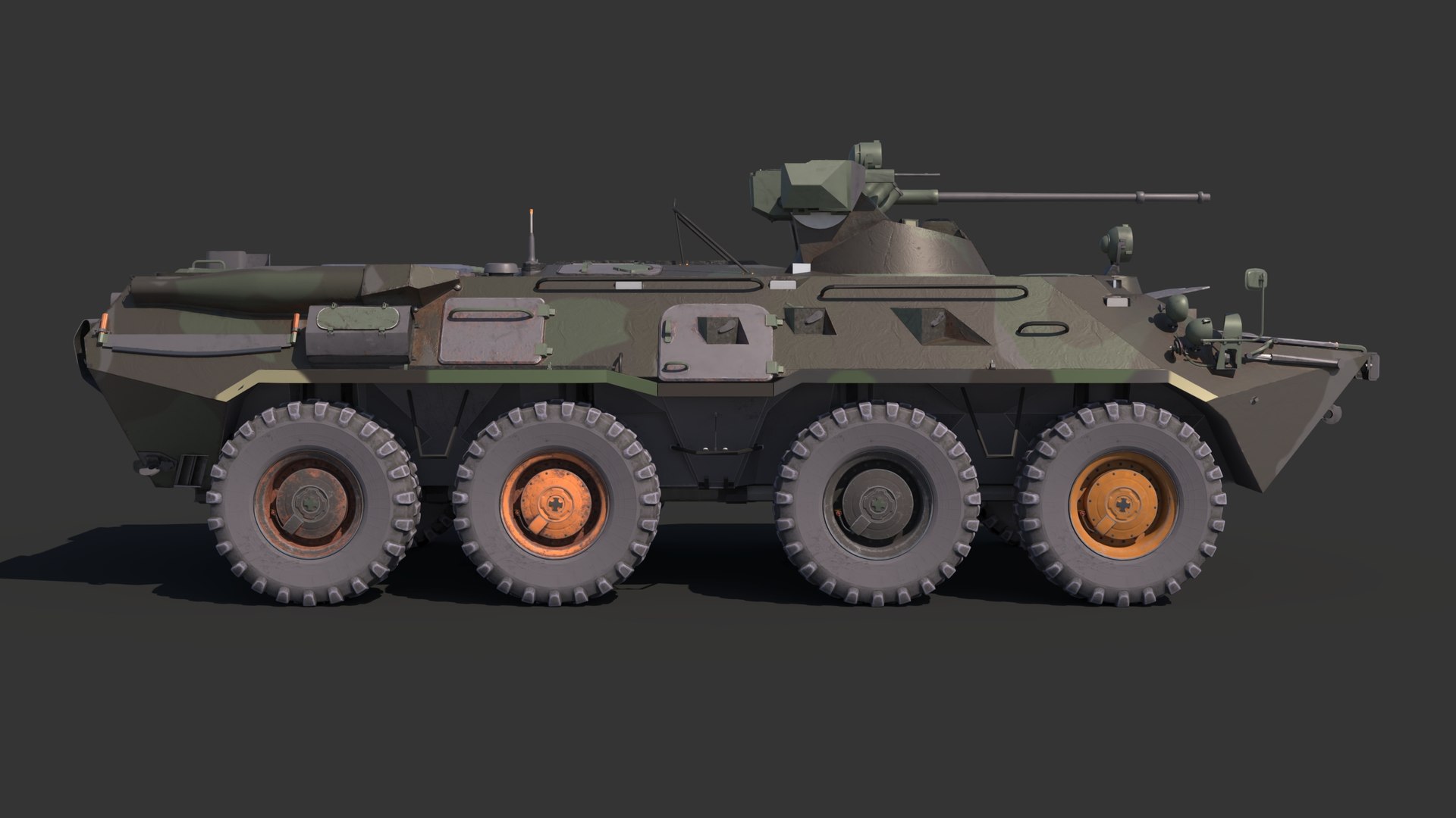 3D BTR 80 Model - TurboSquid 2436068