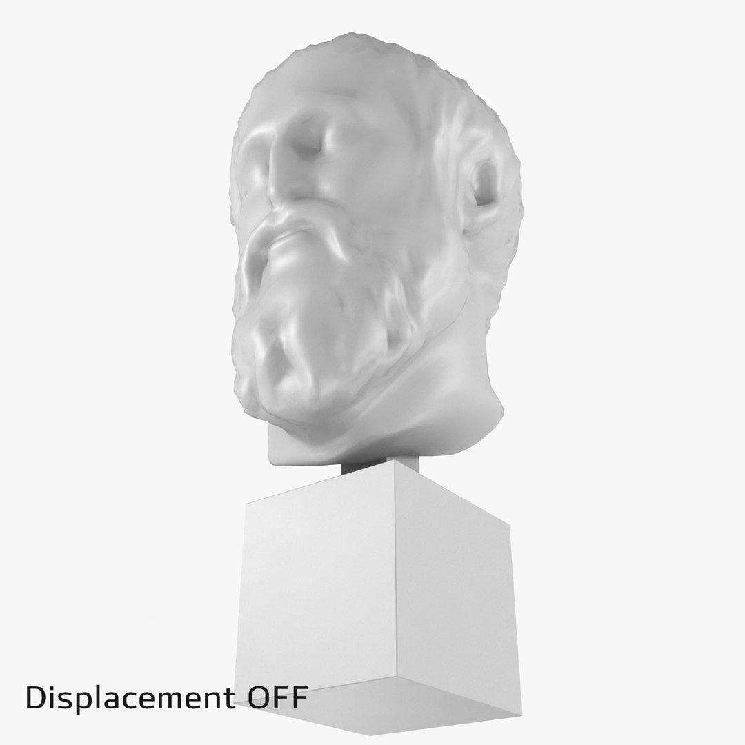 Plato head sculpture 3D - TurboSquid 1215930