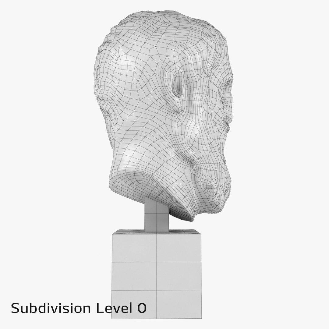 Plato head sculpture 3D - TurboSquid 1215930