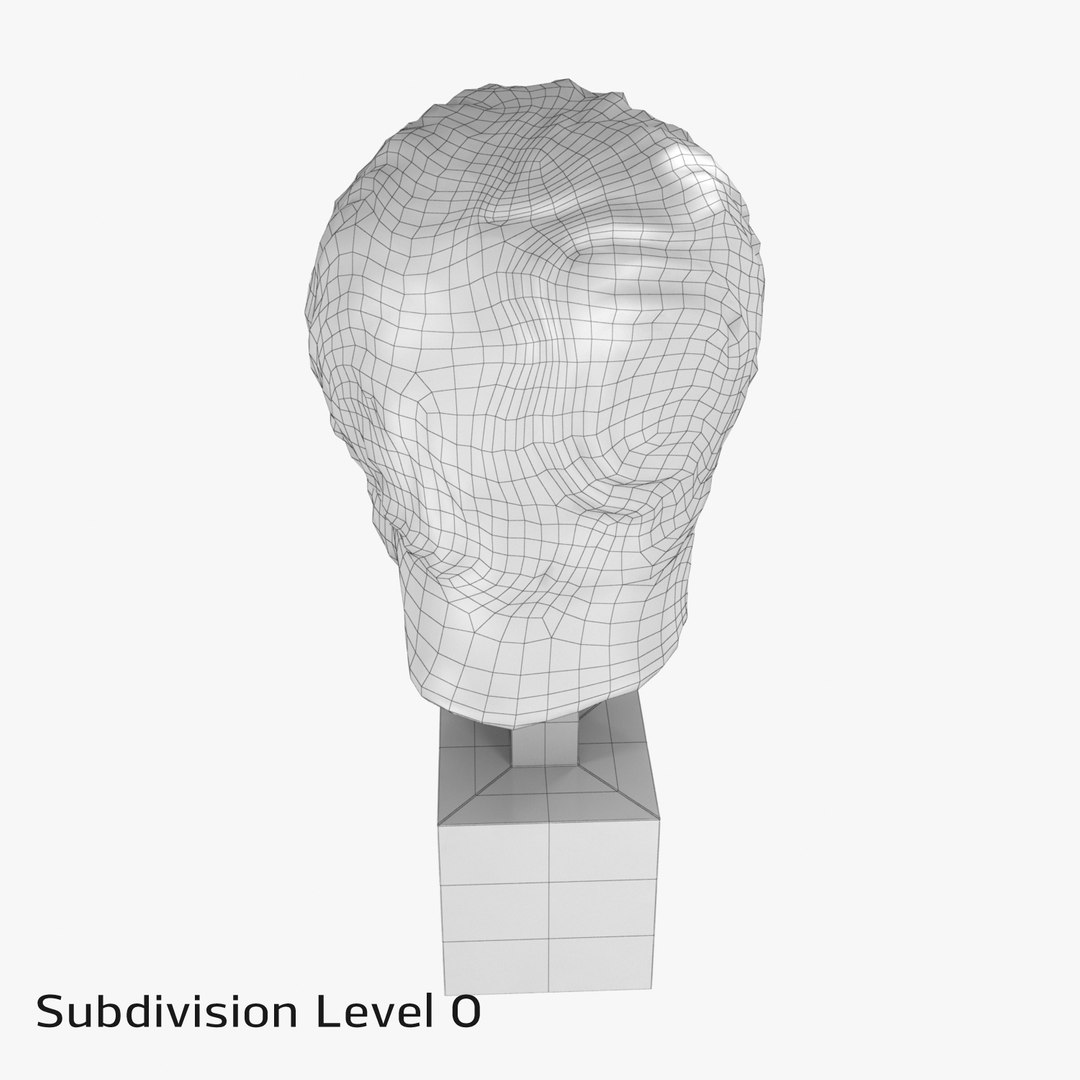 Plato head sculpture 3D - TurboSquid 1215930