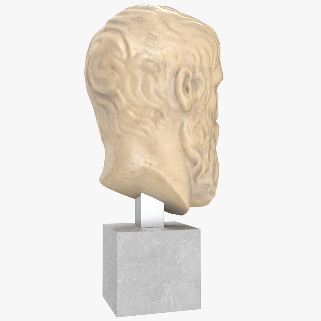 Plato Head Sculpture 3D - TurboSquid 1215930