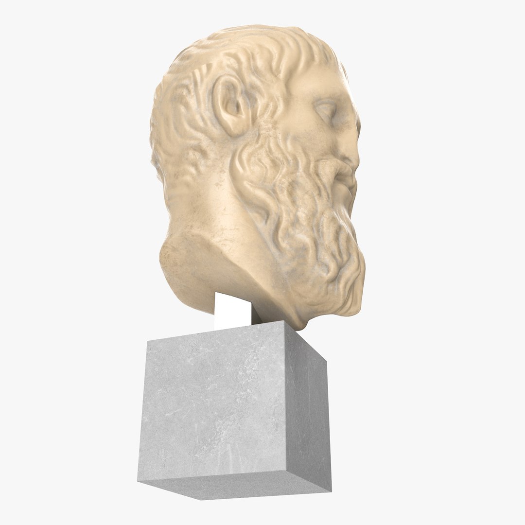 Plato Head Sculpture 3D - TurboSquid 1215930