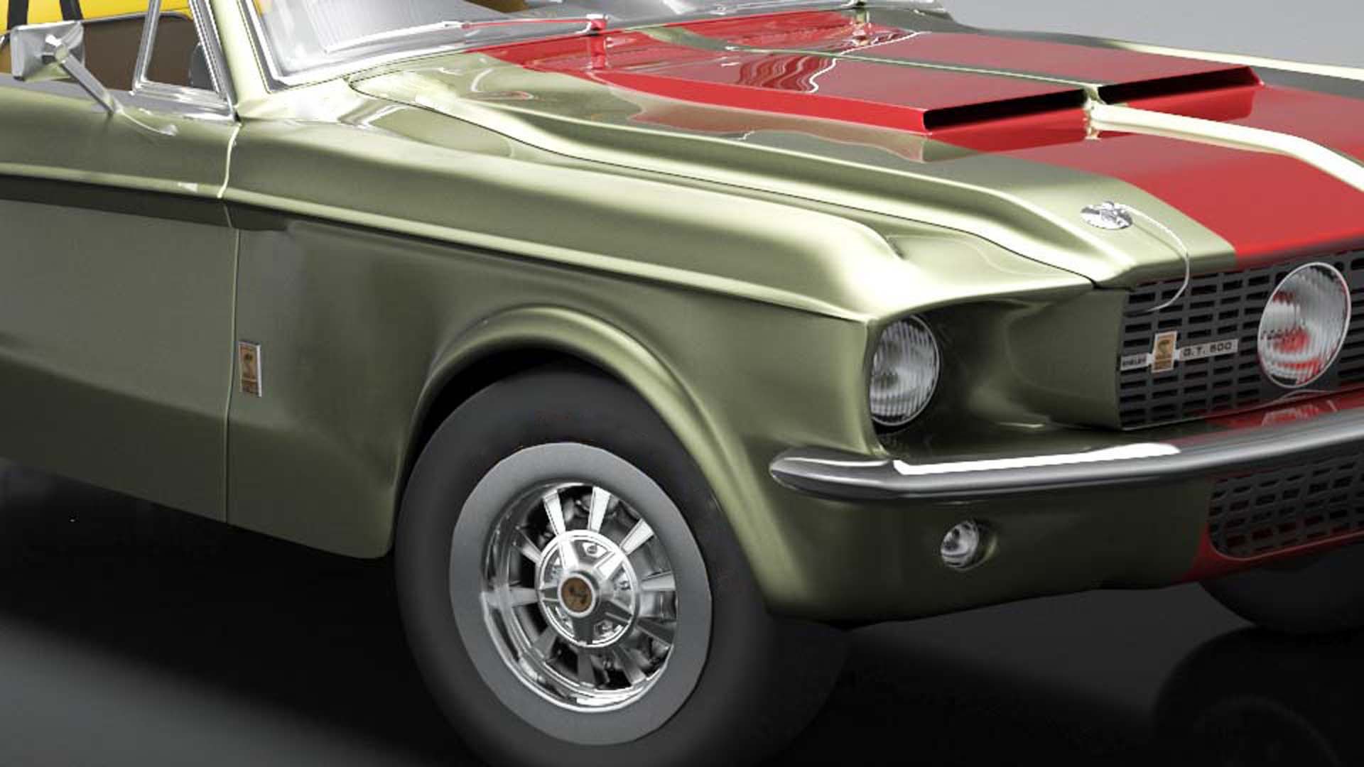 3D Ford Shelby GT500 1967 Model - TurboSquid 2013079