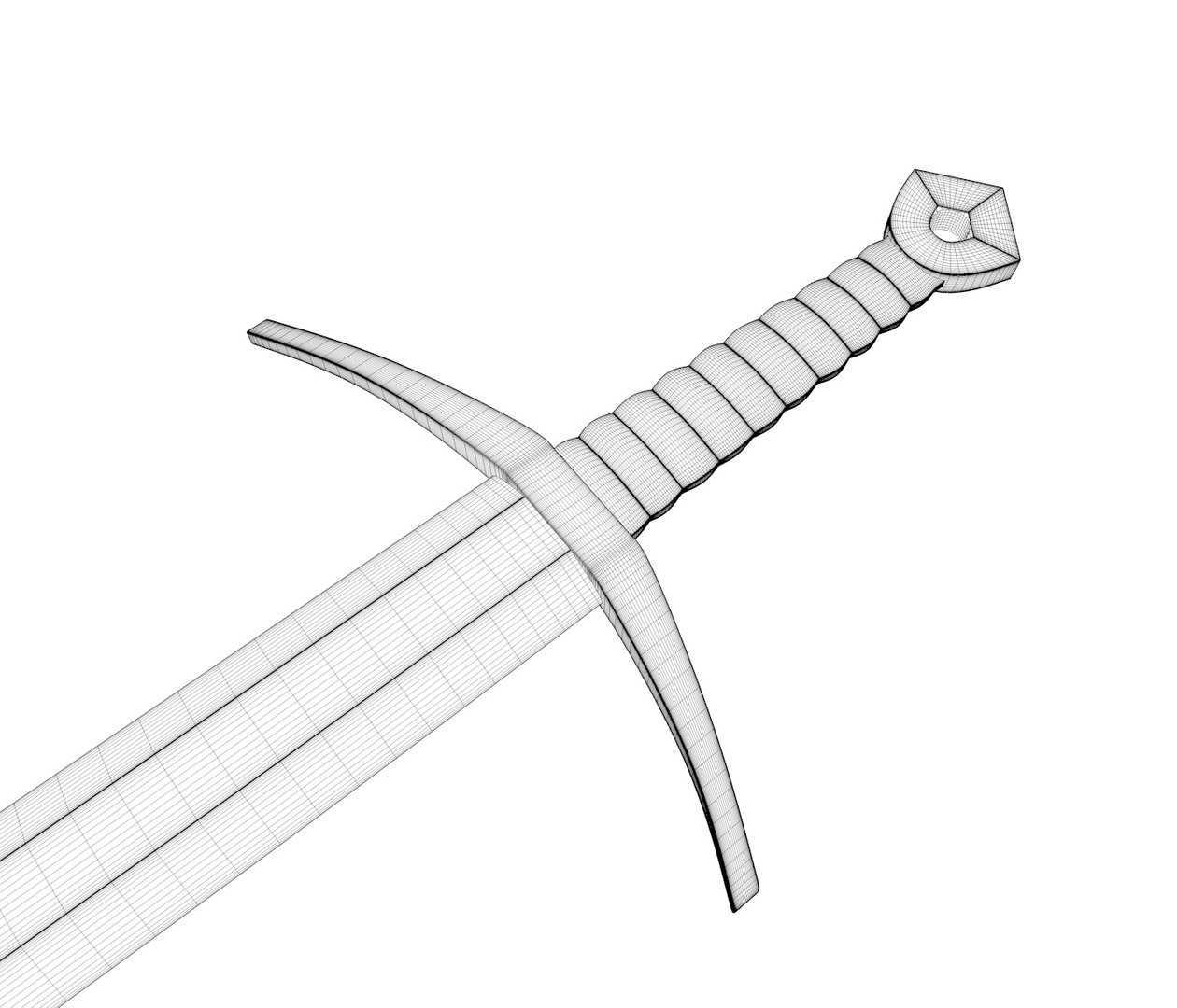 3D Ancient Sword Modeled Model - TurboSquid 1307119