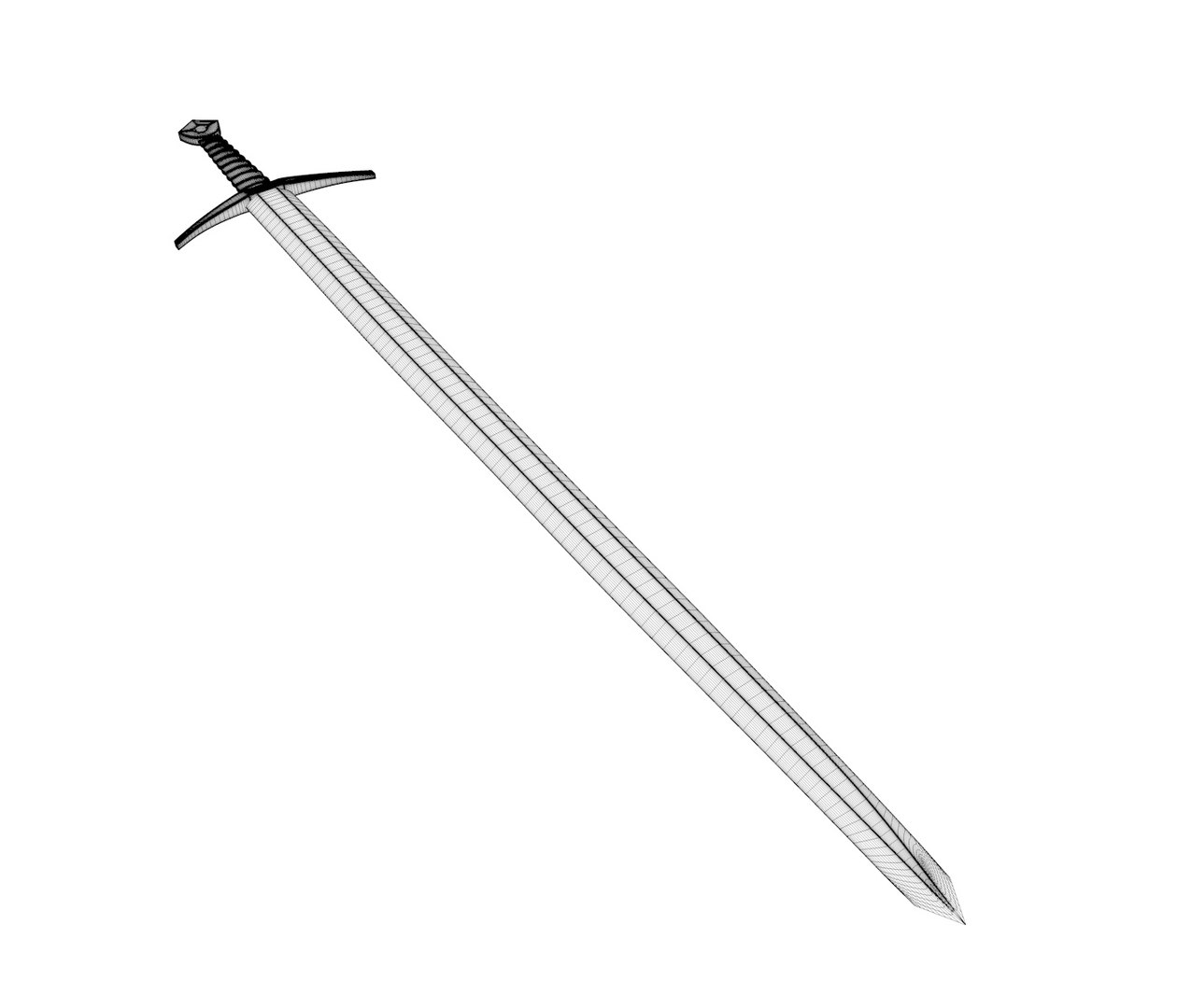 3D Ancient Sword Modeled Model - TurboSquid 1307119