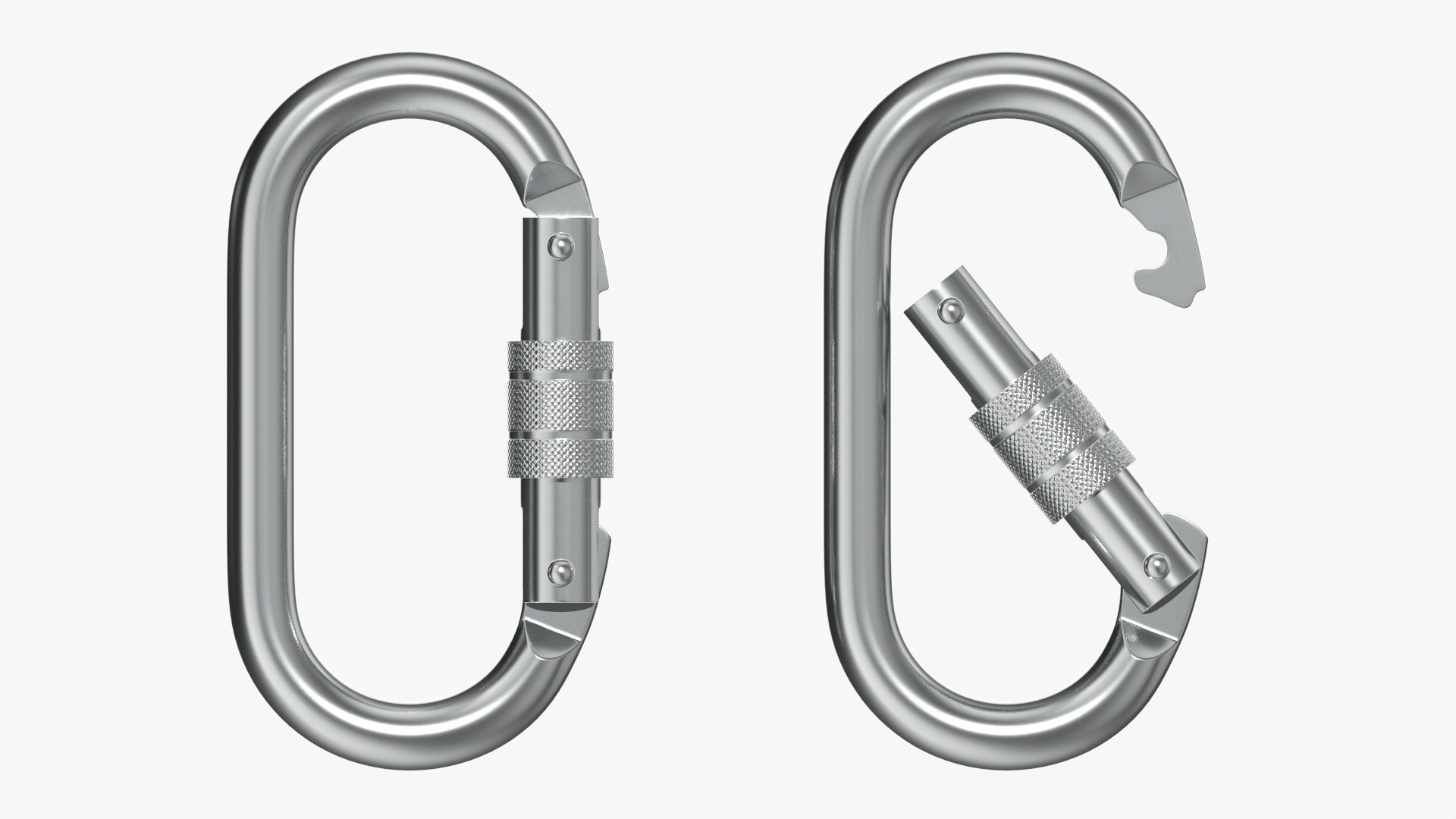 3D Oval Shape Climbing Carabiners - TurboSquid 1716567