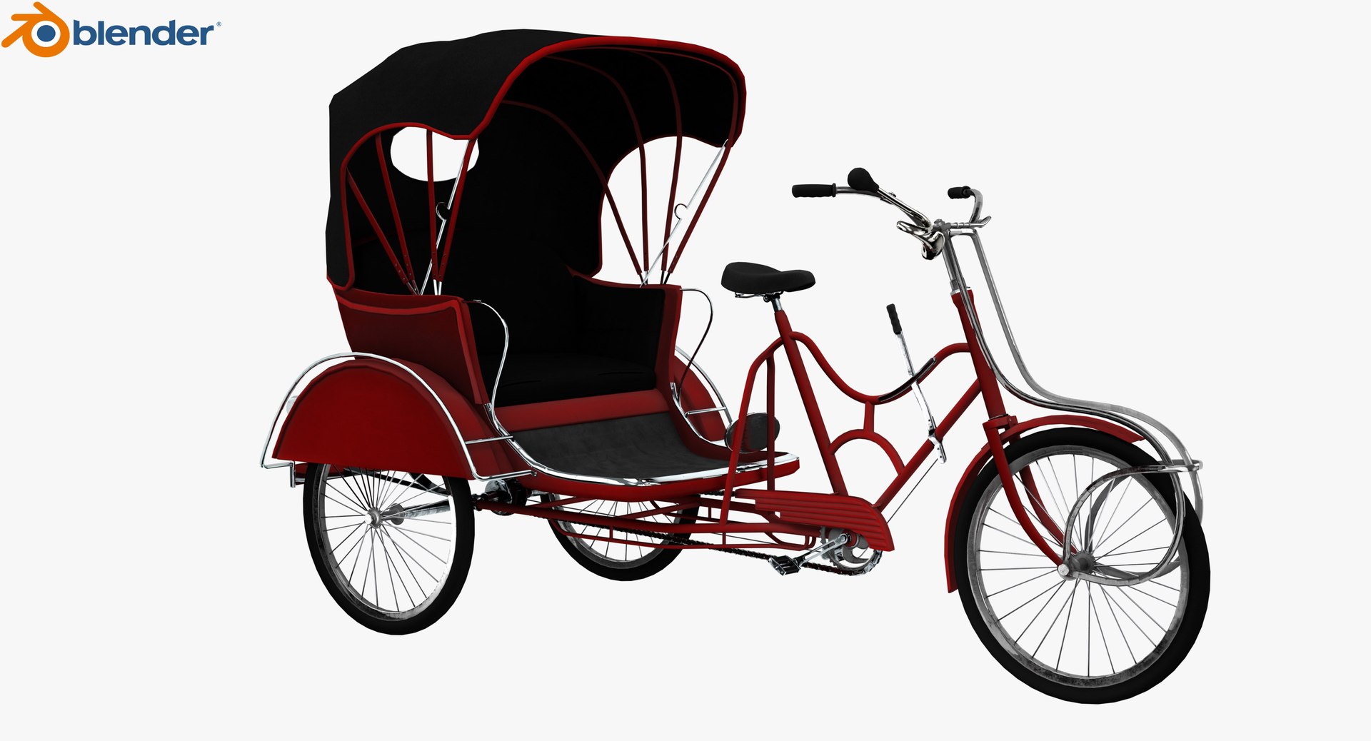 Street Pedicab 3D Model - TurboSquid 2127119
