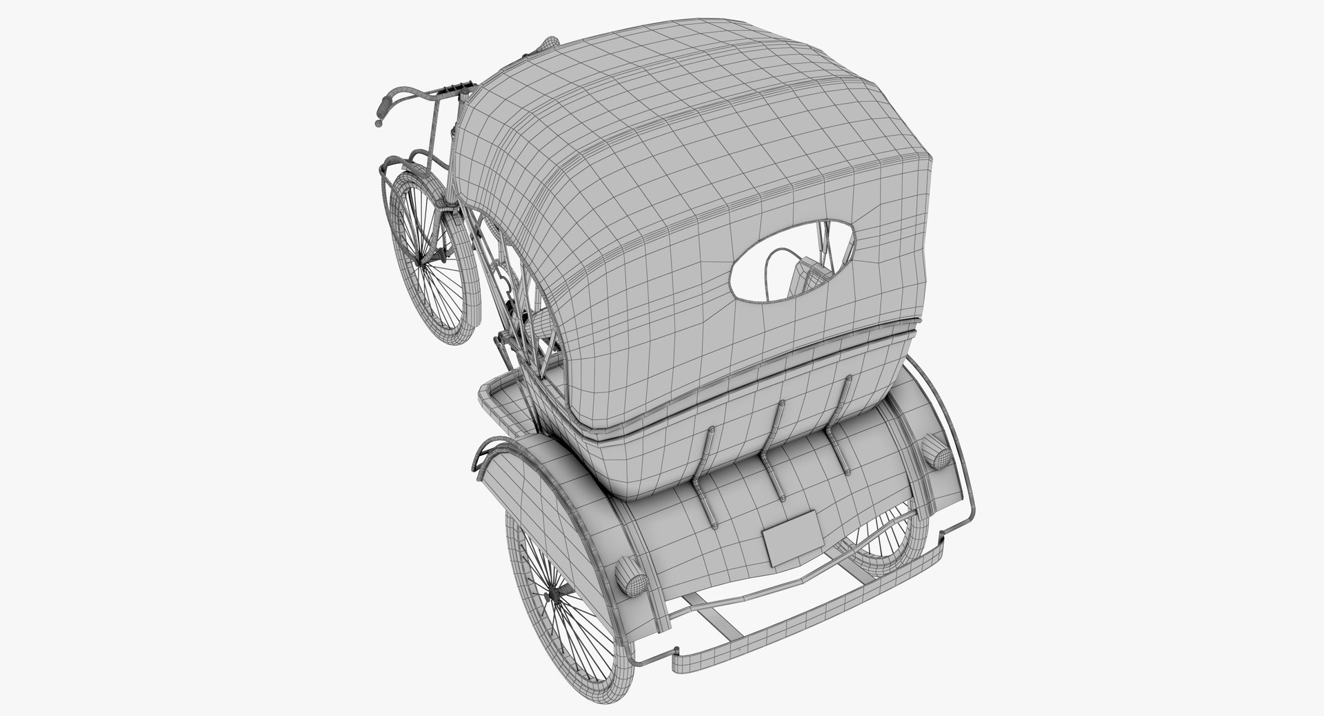 Street Pedicab 3D Model - TurboSquid 2127119