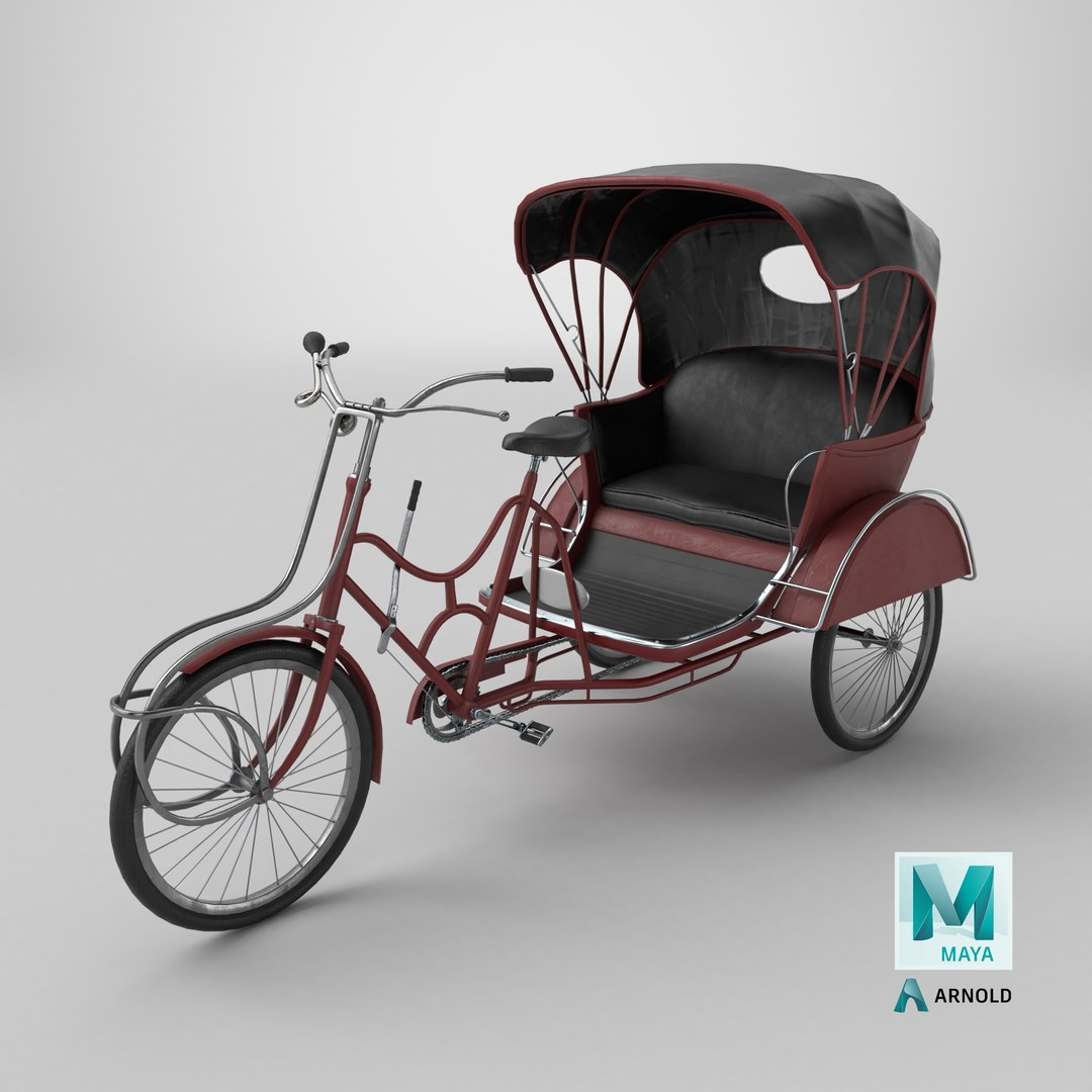 Street Pedicab 3D Model - TurboSquid 2127119