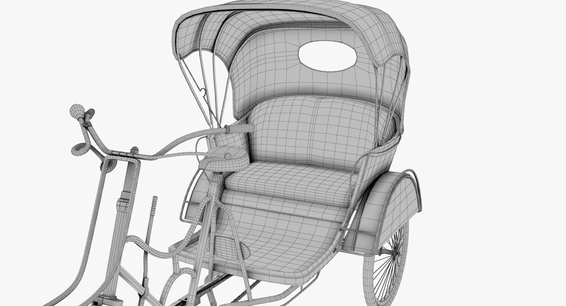 Street Pedicab 3D Model - TurboSquid 2127119