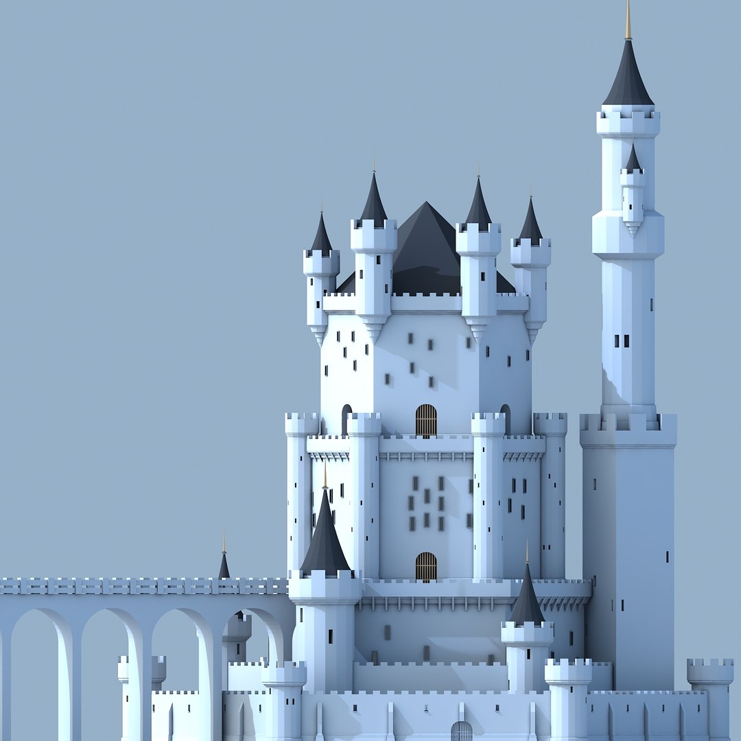 3D Fantasy Castle Model - TurboSquid 1542231