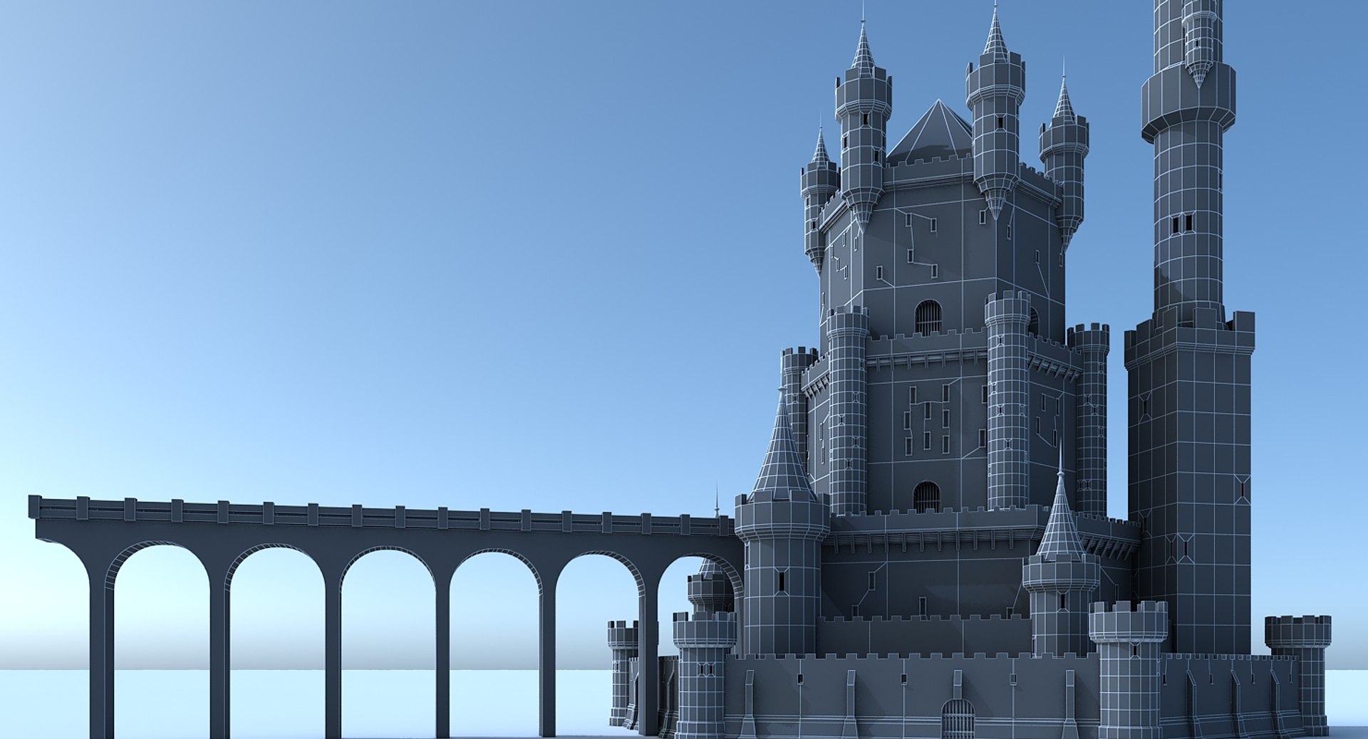 3D Fantasy Castle Model - TurboSquid 1542231