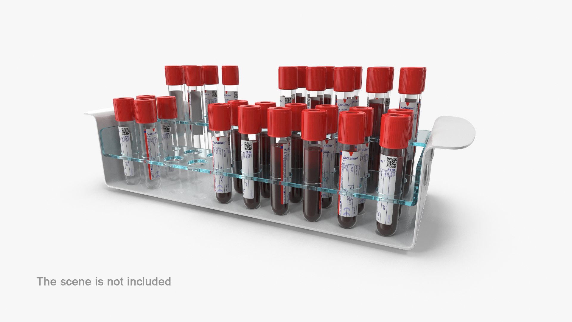 Red Test Tube 3D Model - TurboSquid 1540294