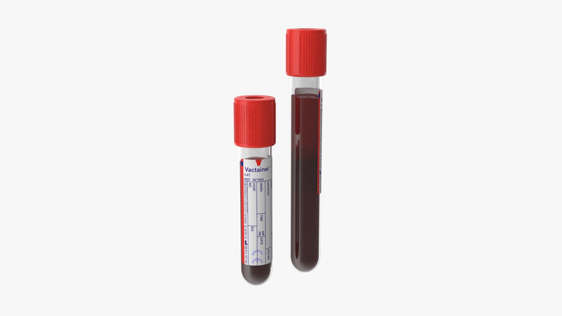 Red Test Tube 3D Model - TurboSquid 1540294