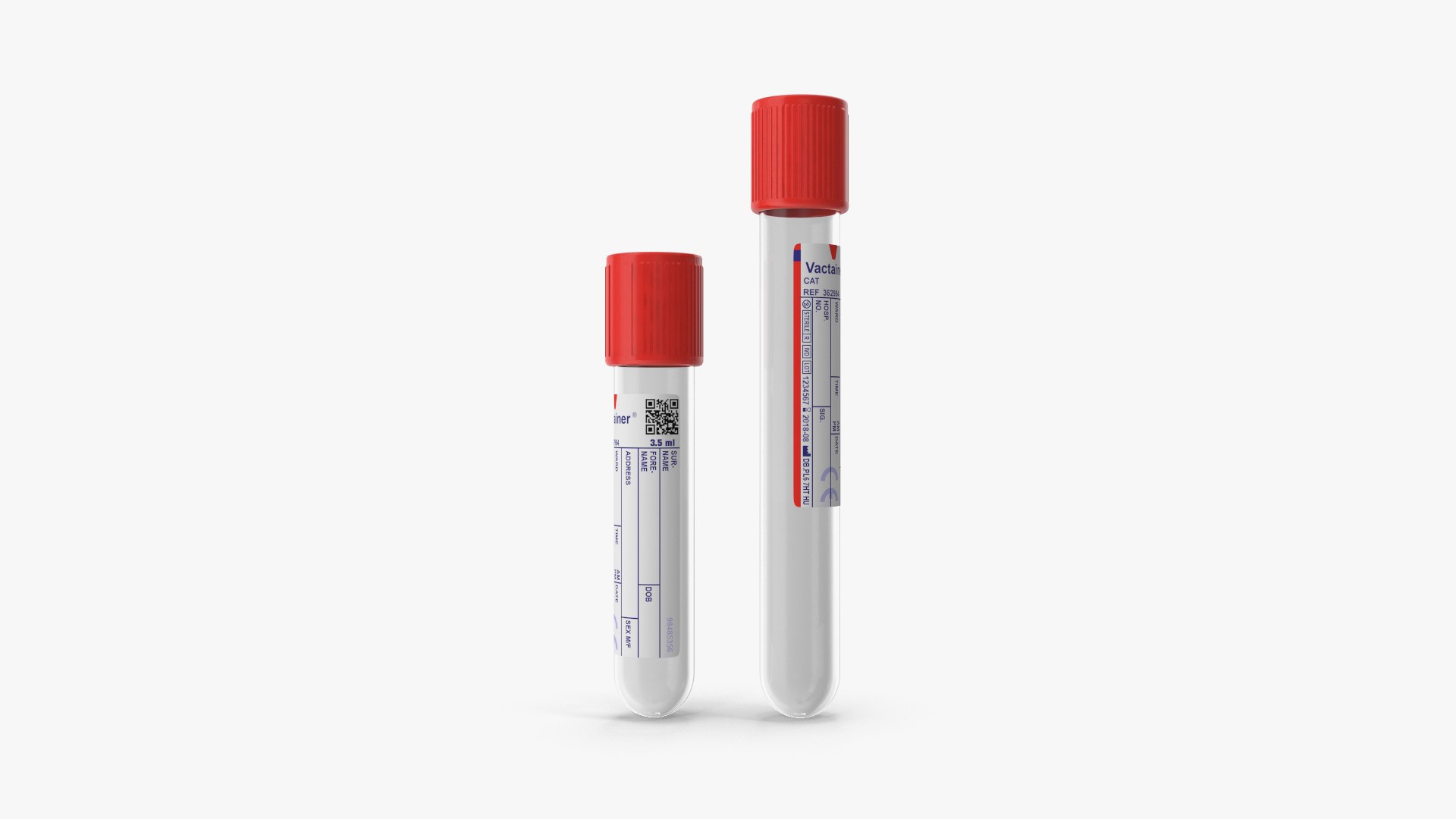 Red Test Tube 3D Model - TurboSquid 1540294