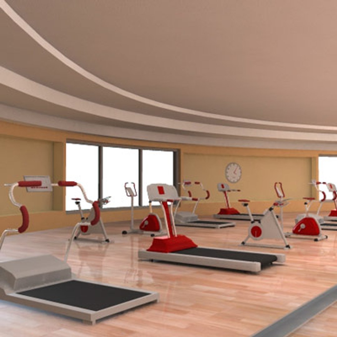 Fitness Center 3d Model