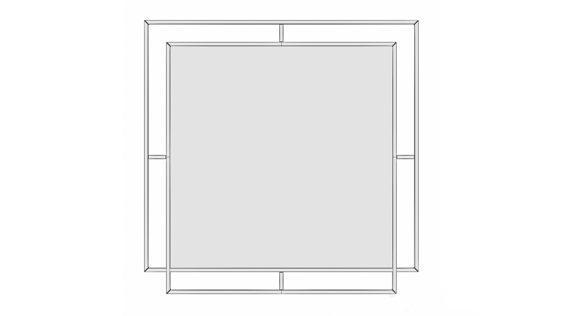 Mirror In A Metal Frame GZ-M1026 3D - TurboSquid 2020998