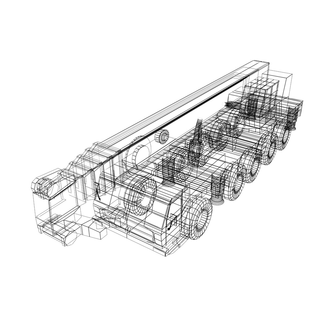 Grove Gmk 5240 3d Model