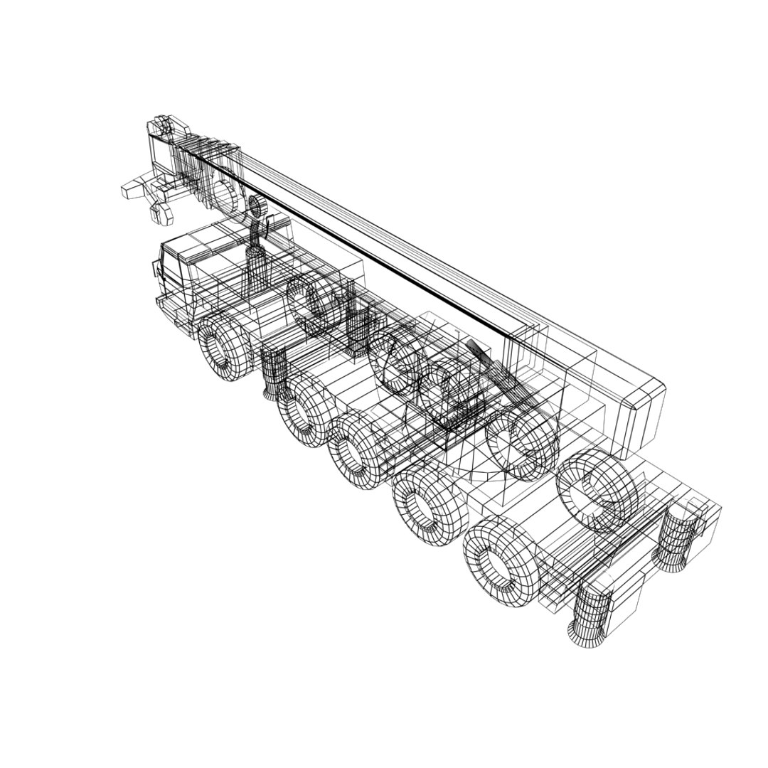 Grove Gmk 5240 3d Model