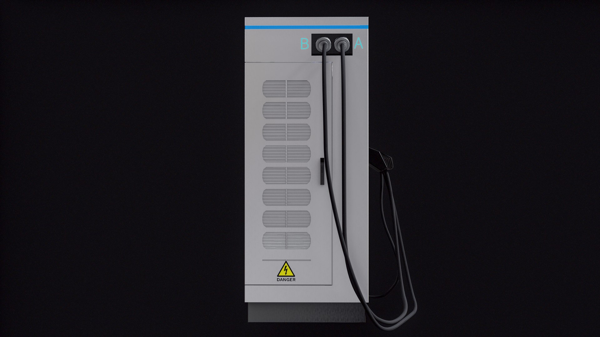 3D Model EV Charging Station Grasen PBR - TurboSquid 2130581