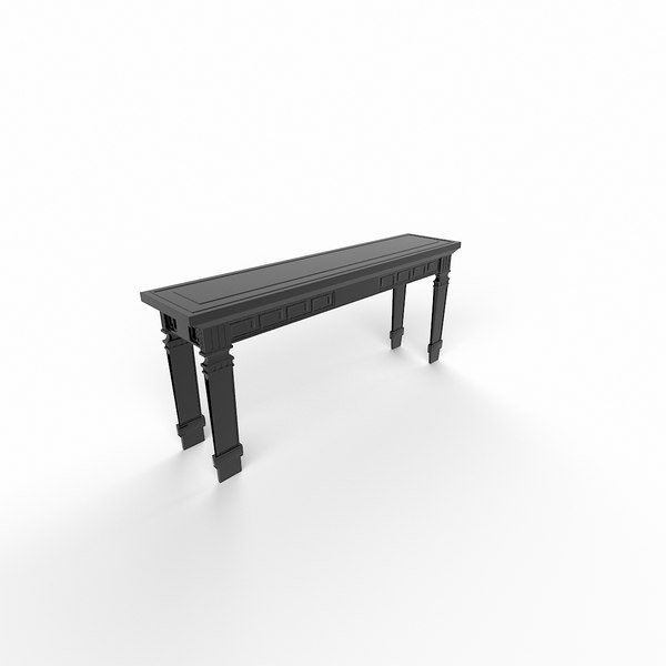 Library Table 3D Models for Download | TurboSquid