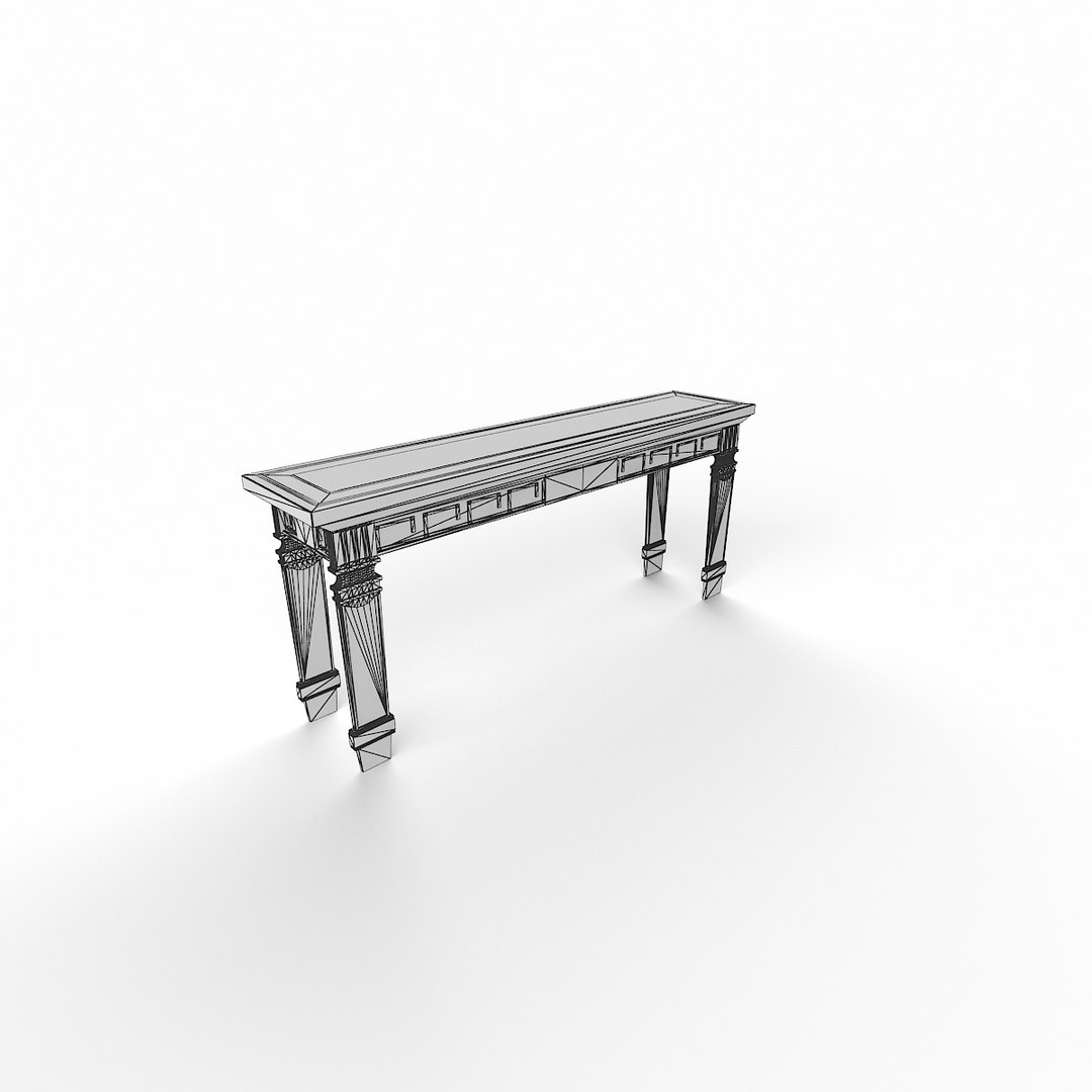 Classic Table 3d Model