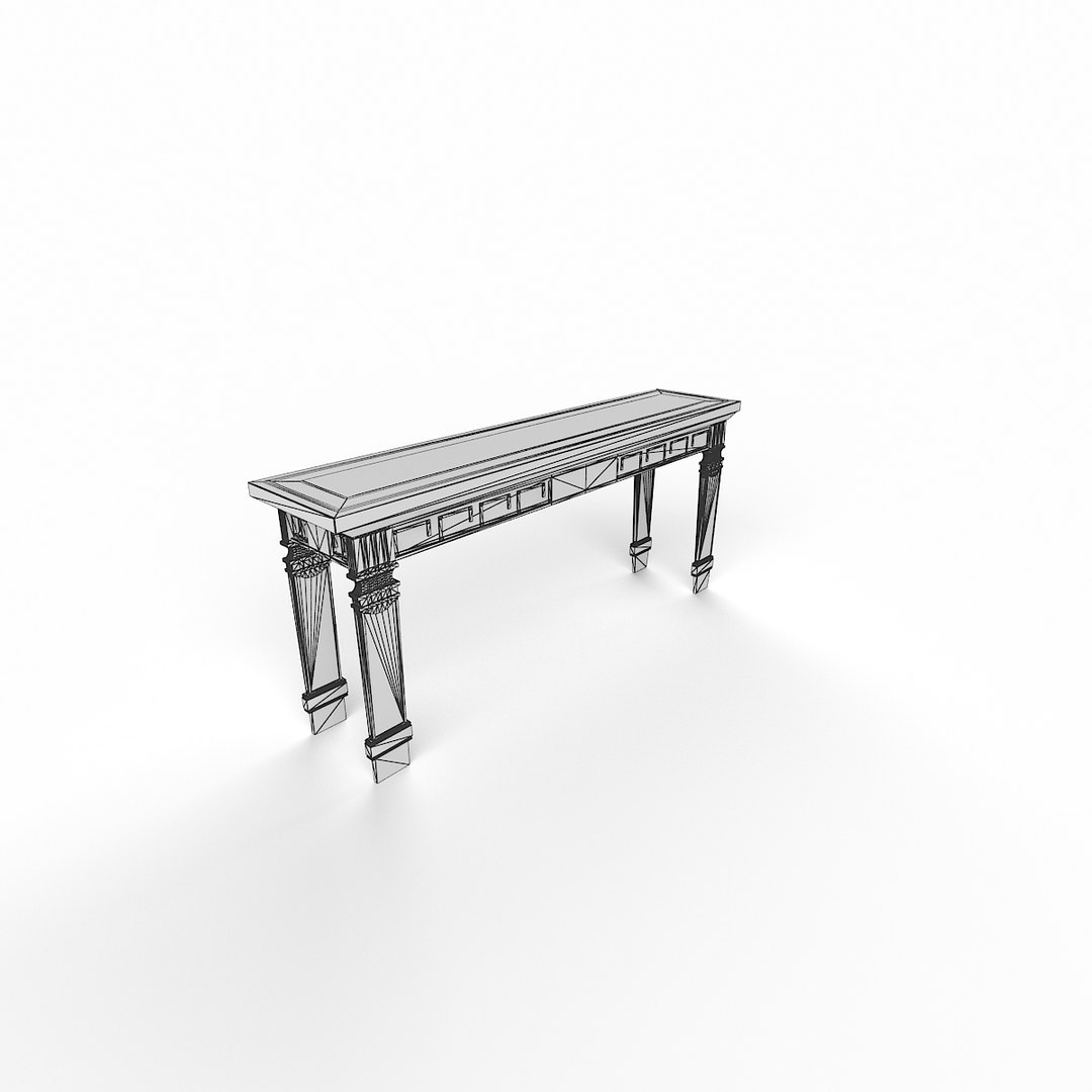 Classic Table 3d Model