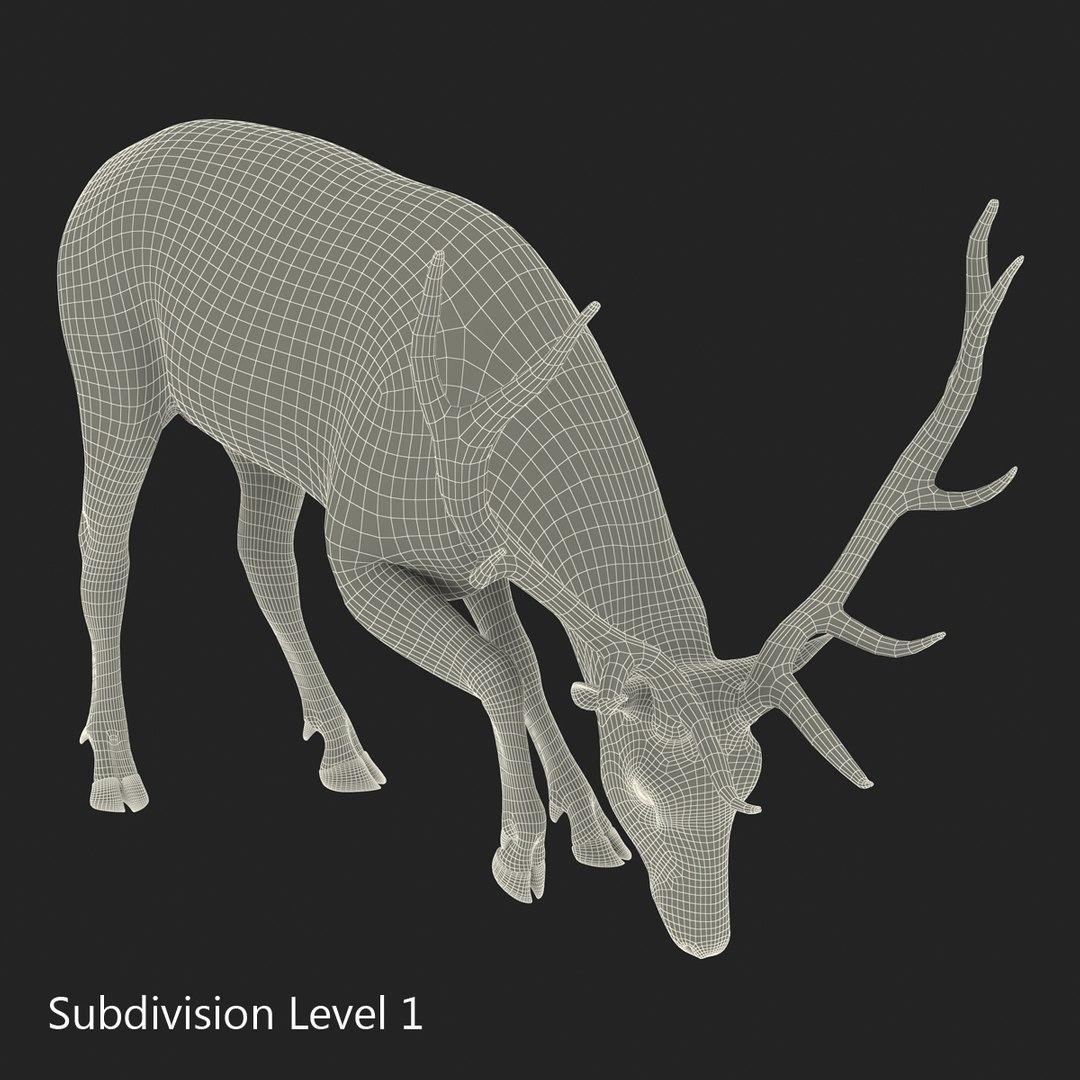 3ds max elk pose 3
