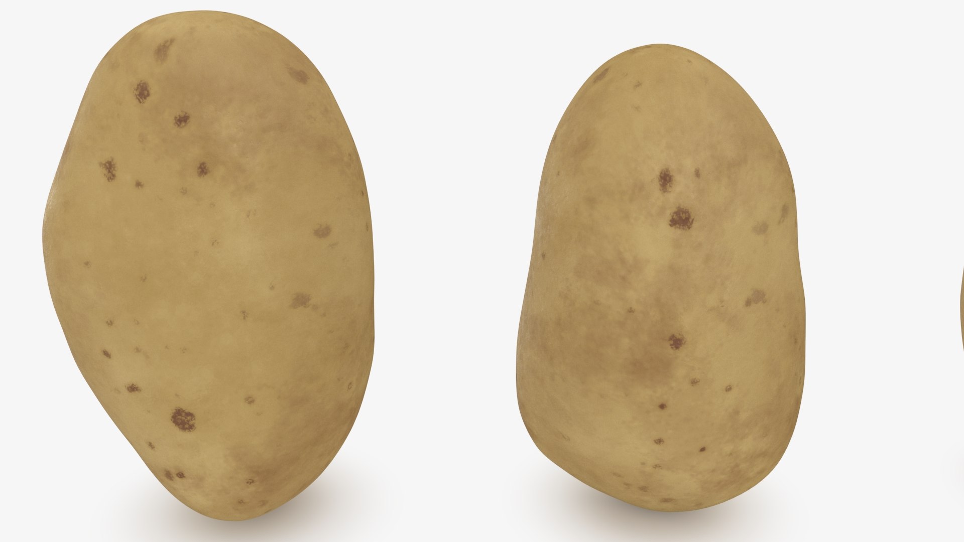 Stylized Potatoes 3D Model - TurboSquid 2341475