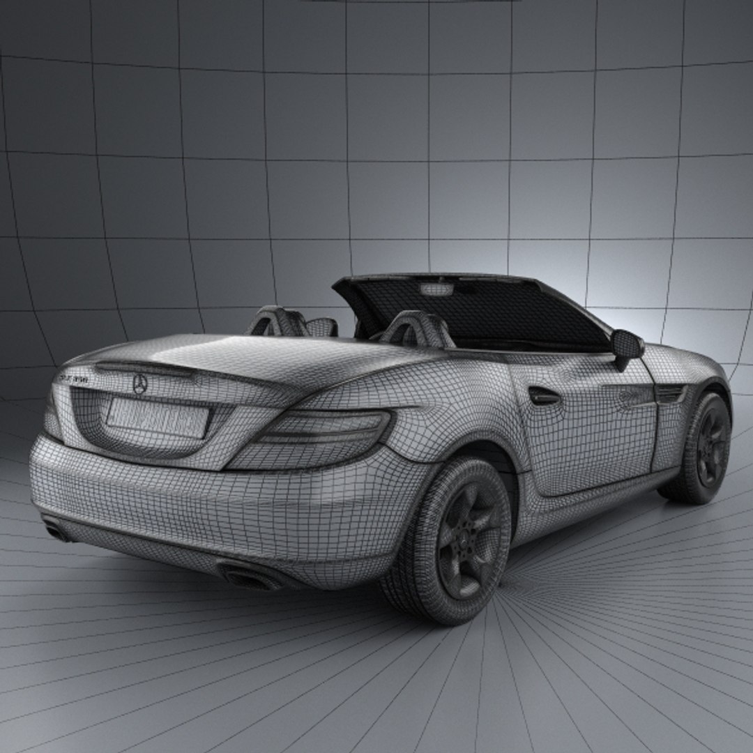 3d mercedes-benz slk 2012