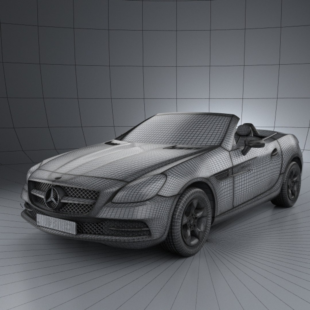 3d mercedes-benz slk 2012