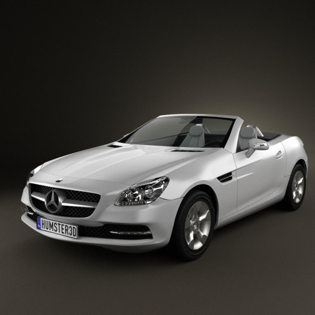 3d mercedes-benz slk 2012