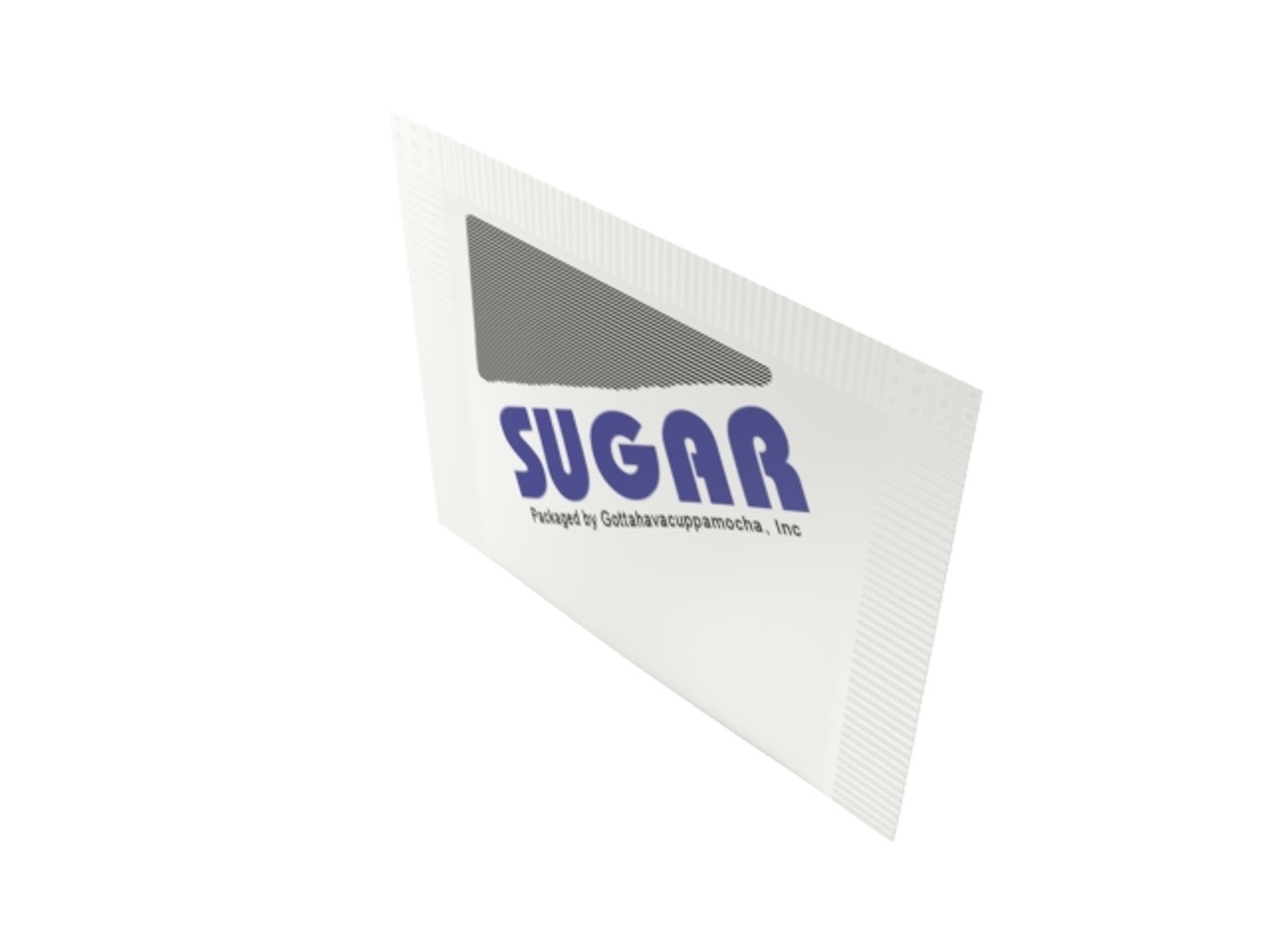 cafe sugar packet holder 3d model