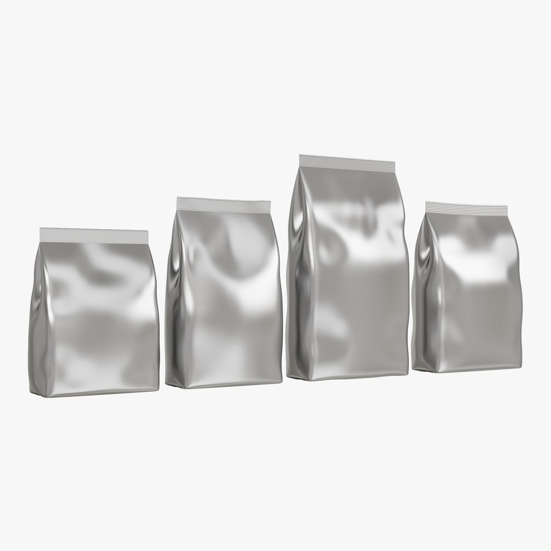 3D food packaging set 04 model - TurboSquid 1513640