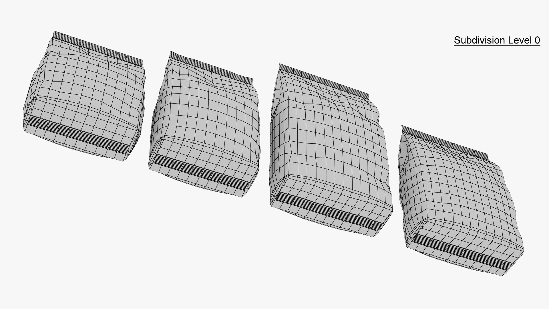 3D food packaging set 04 model - TurboSquid 1513640