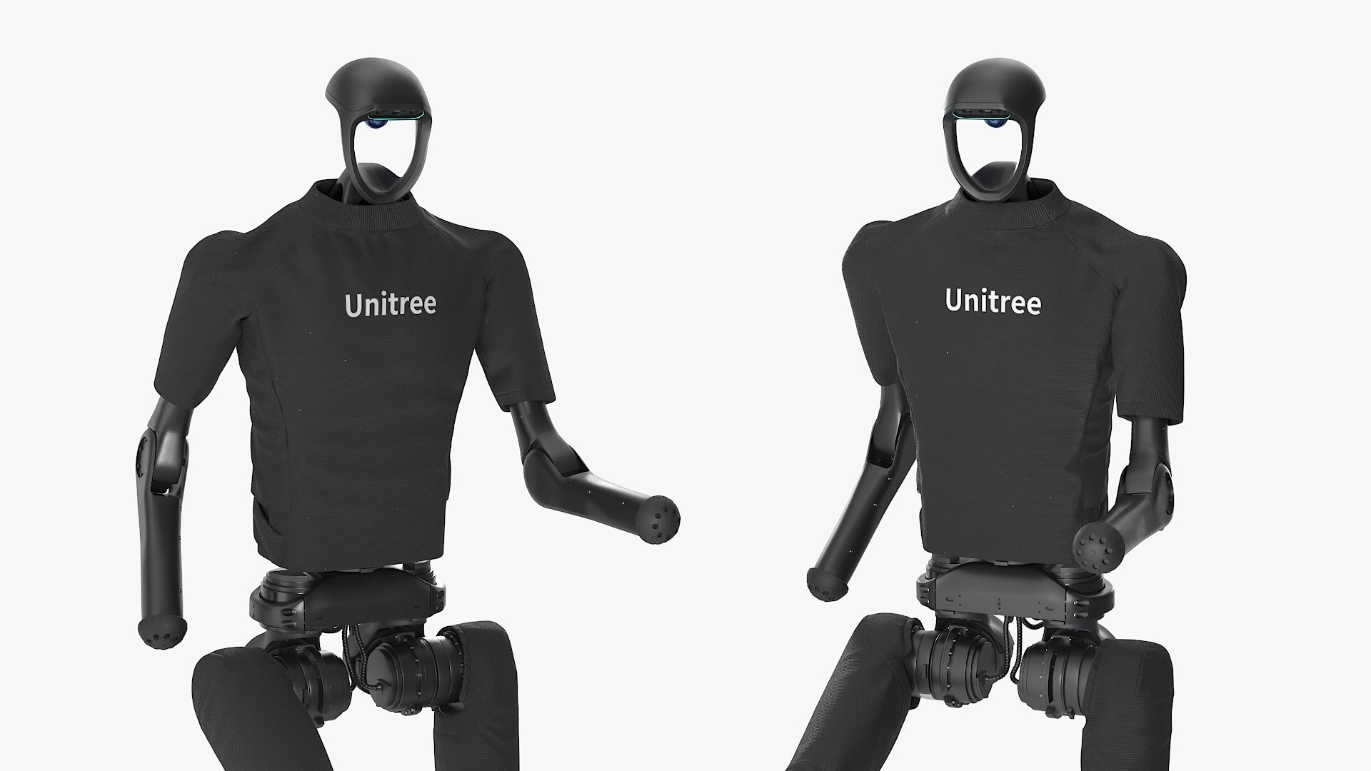 3D Model Unitree H1 Humanoid Robot In Walking Pose - TurboSquid 2319952