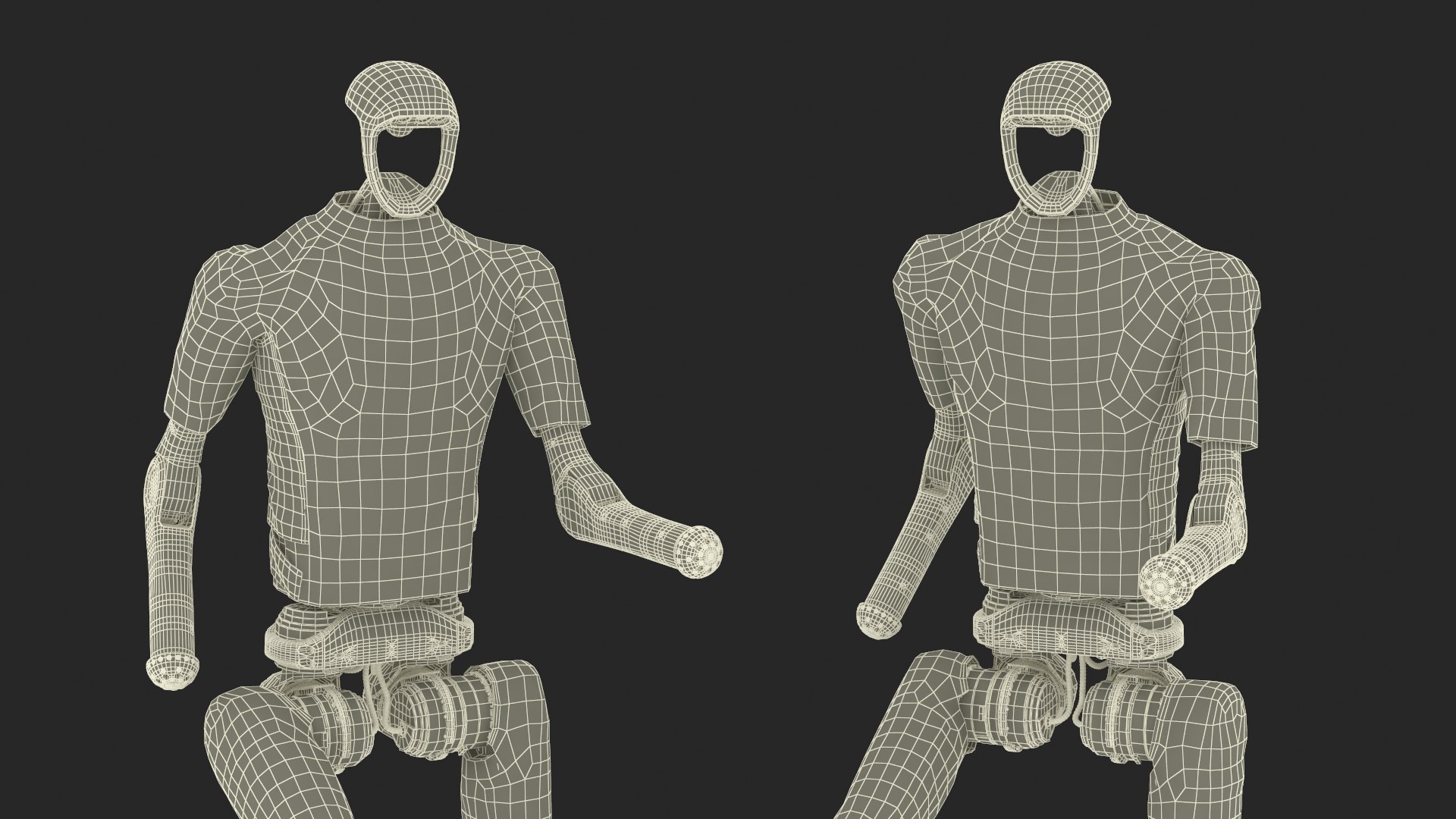 3D Model Unitree H1 Humanoid Robot In Walking Pose - TurboSquid 2319952