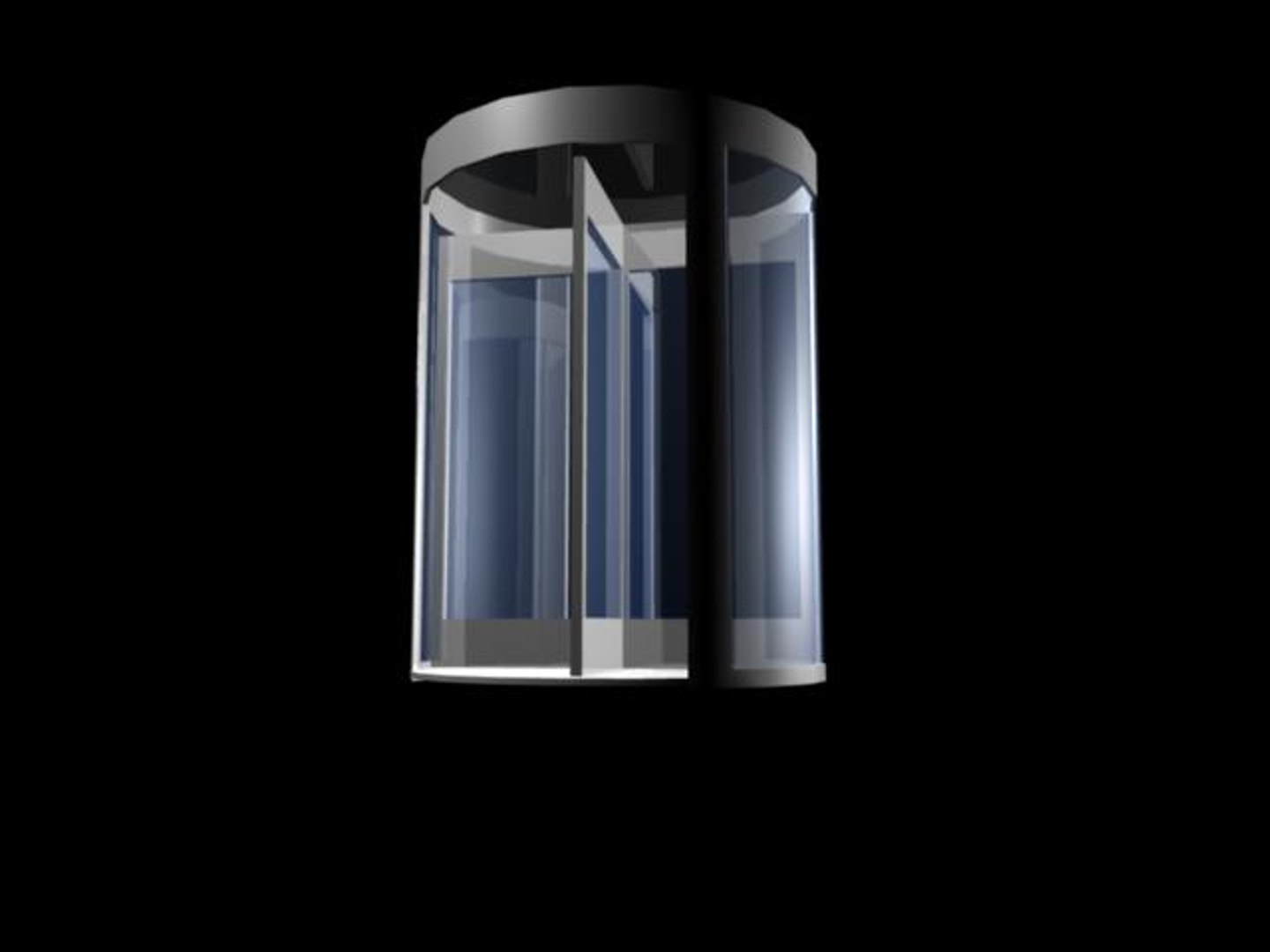 3d revolving door