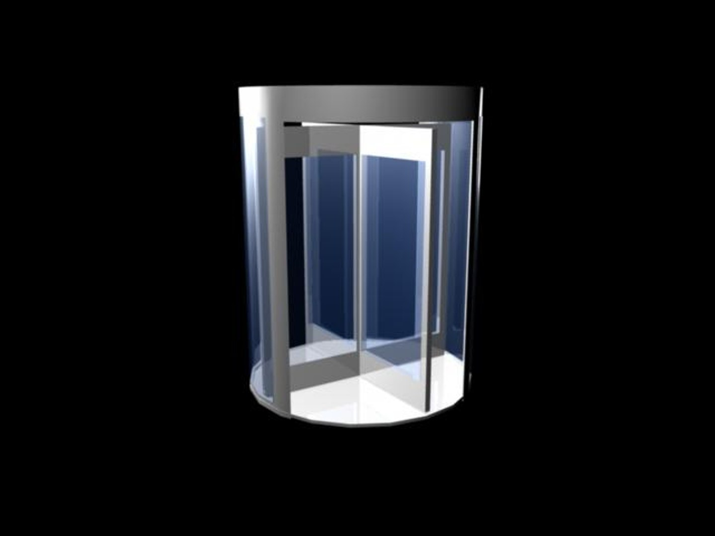 3d revolving door