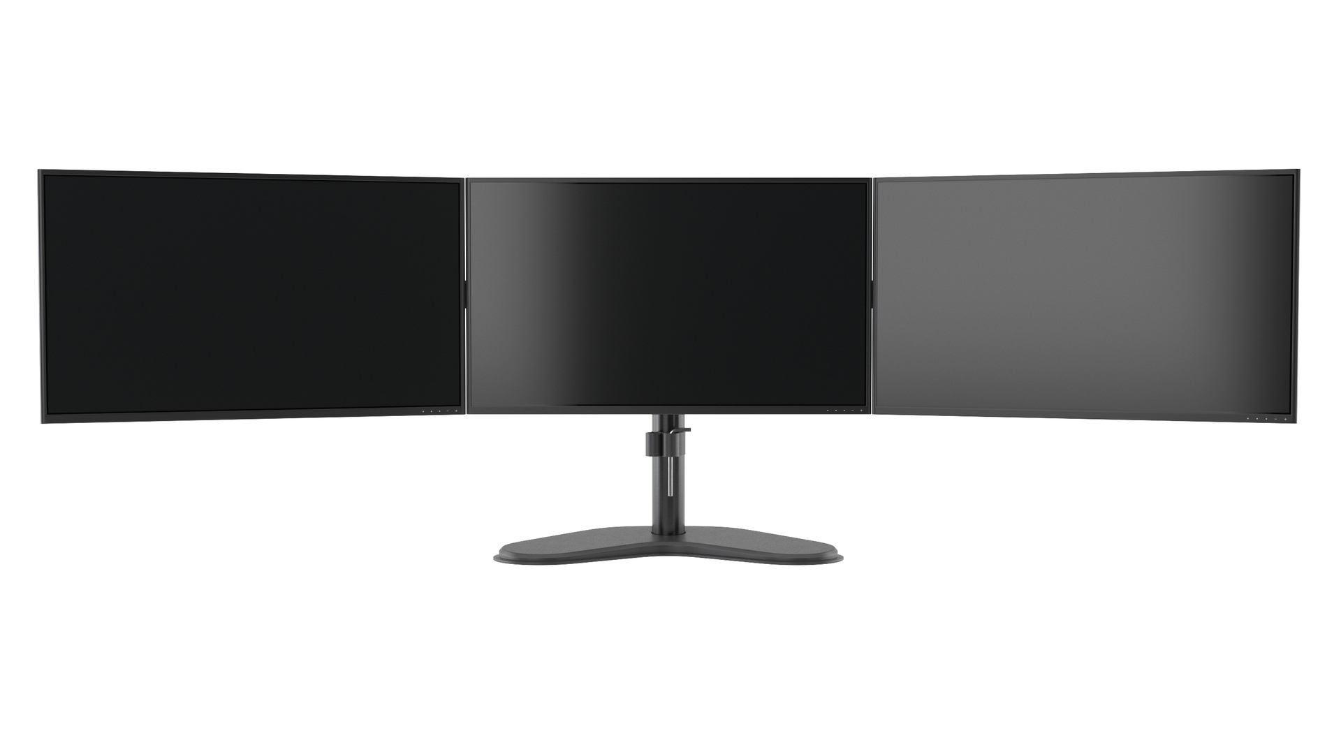 Triple Monitors With Stand 3D - TurboSquid 2389847