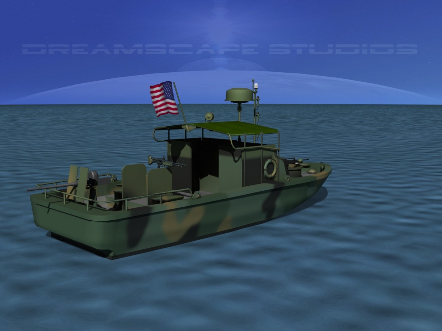 Patrol Boat Pbr 3d Model