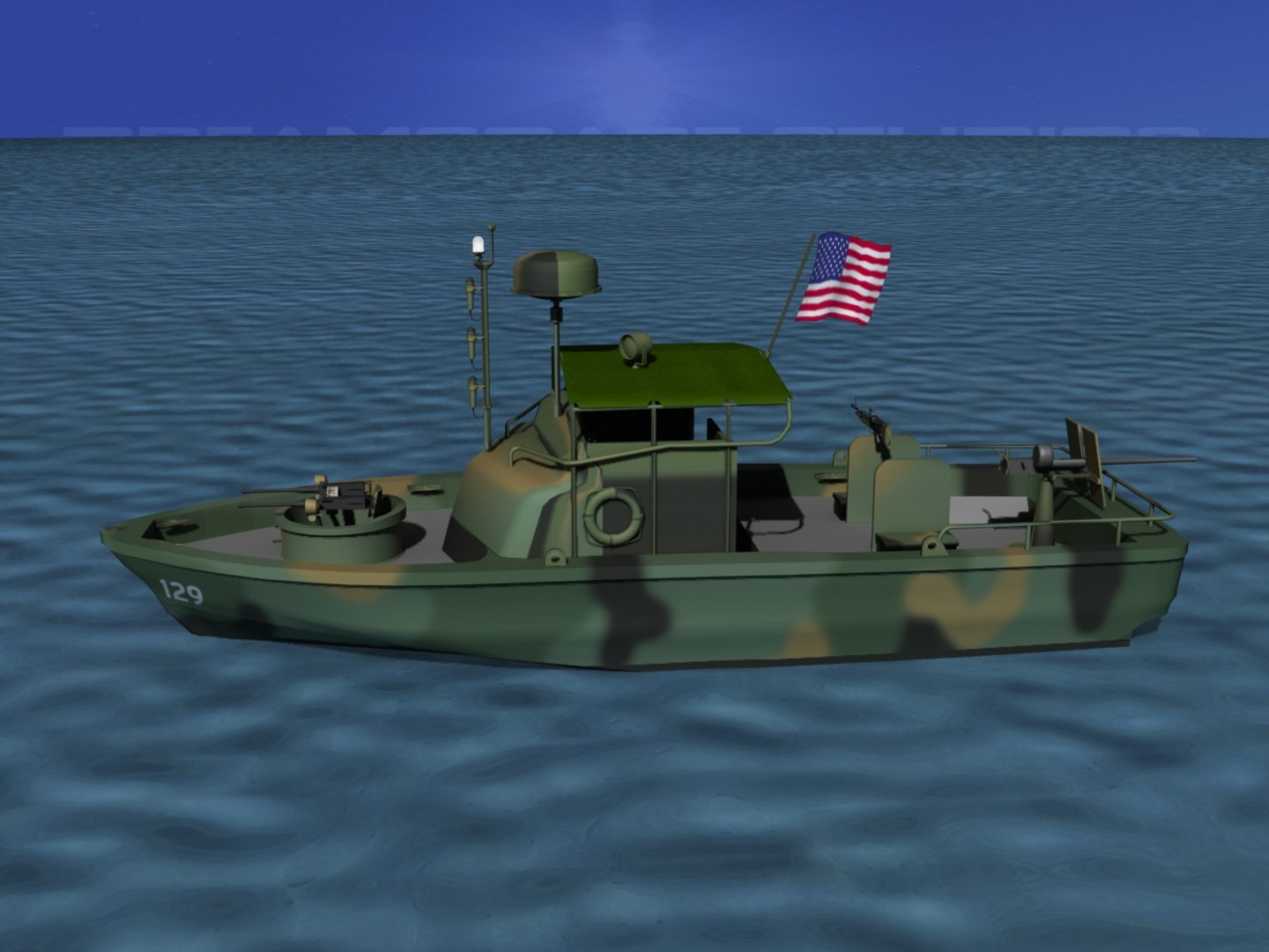 Patrol Boat Pbr 3d Model